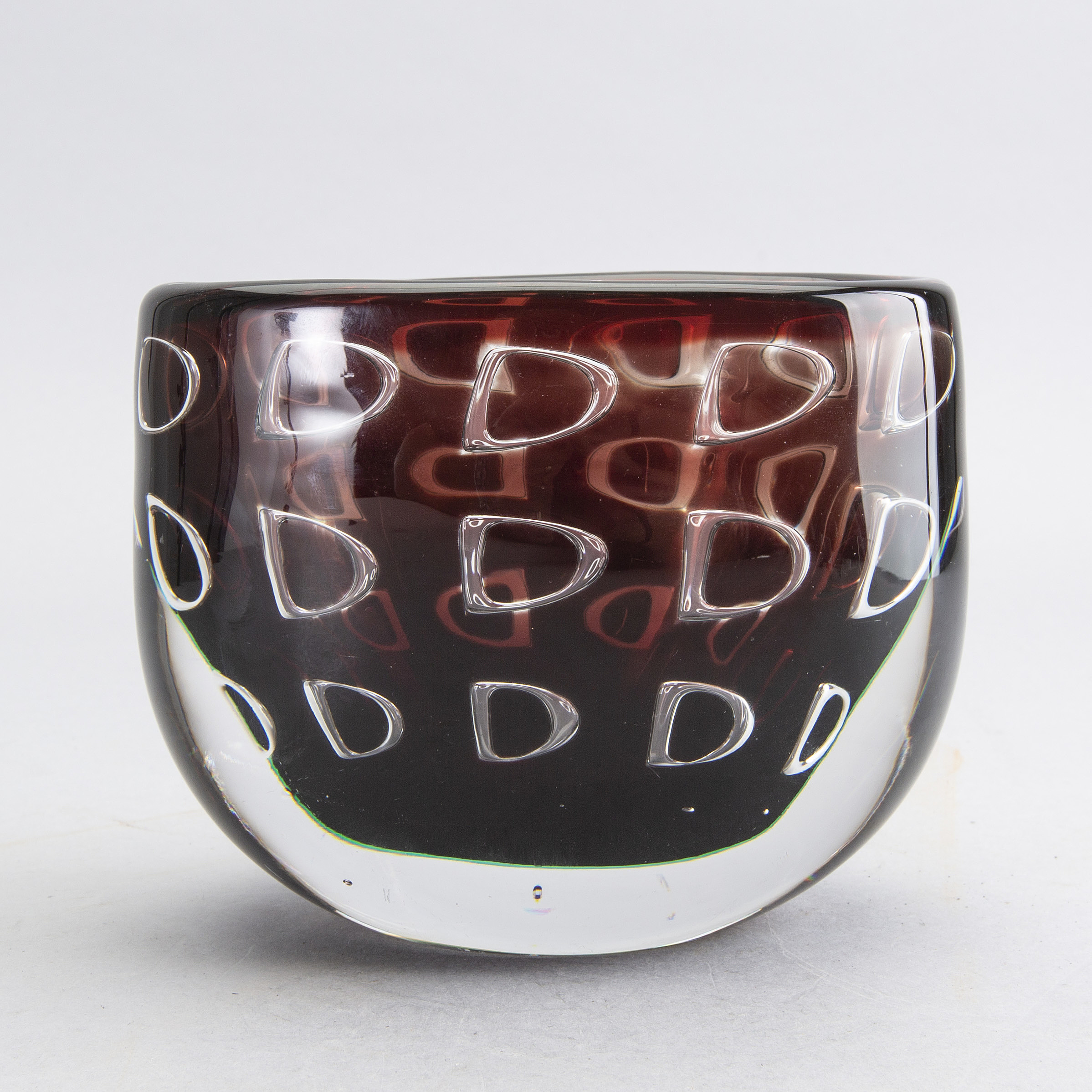 INGEBORG LUNDIN, skål/vas Ariel signerad. - Bukowskis