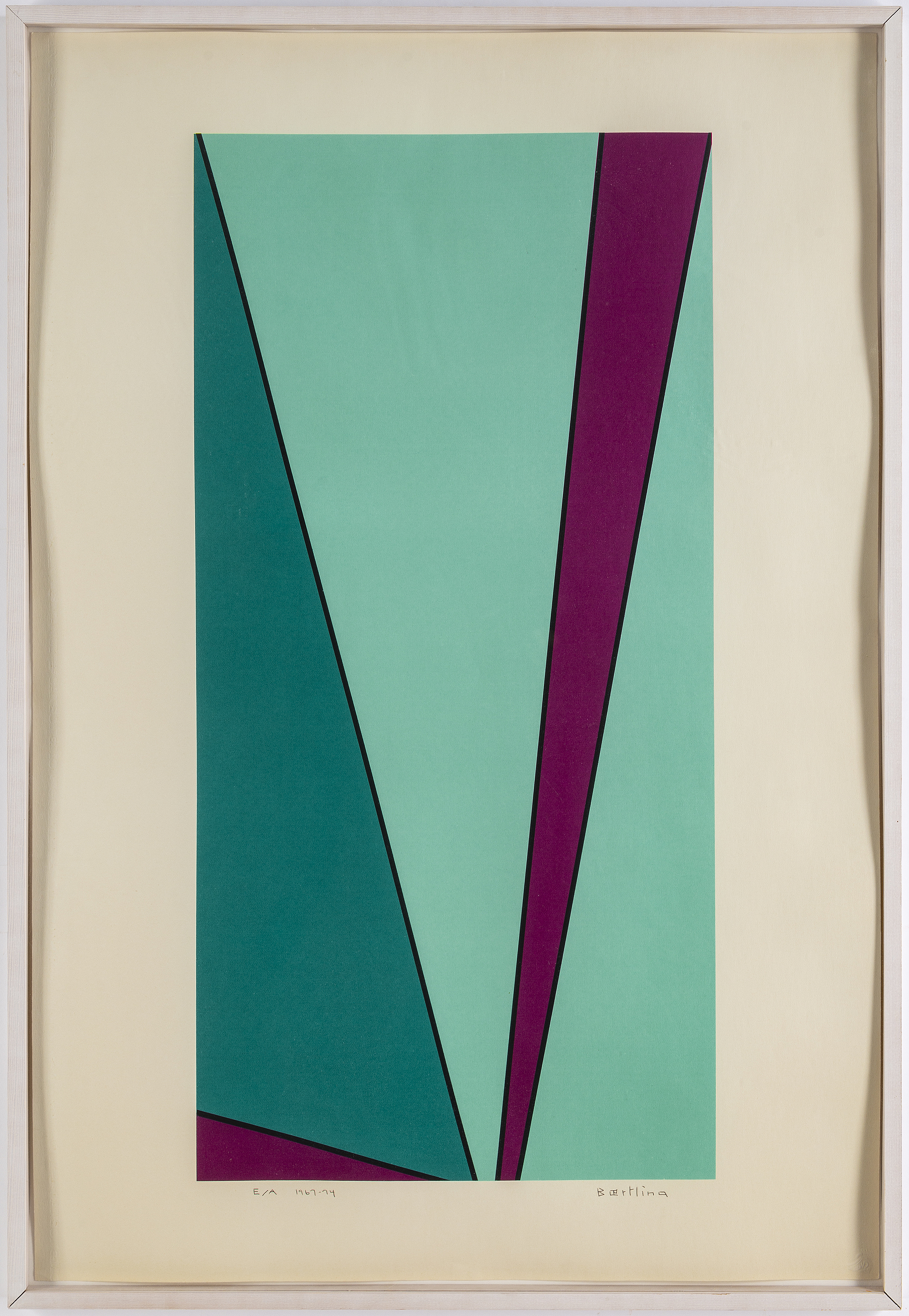 OLLE BAERTLING, silkscreen, signed EA. Dated 1967-74. - Bukowskis