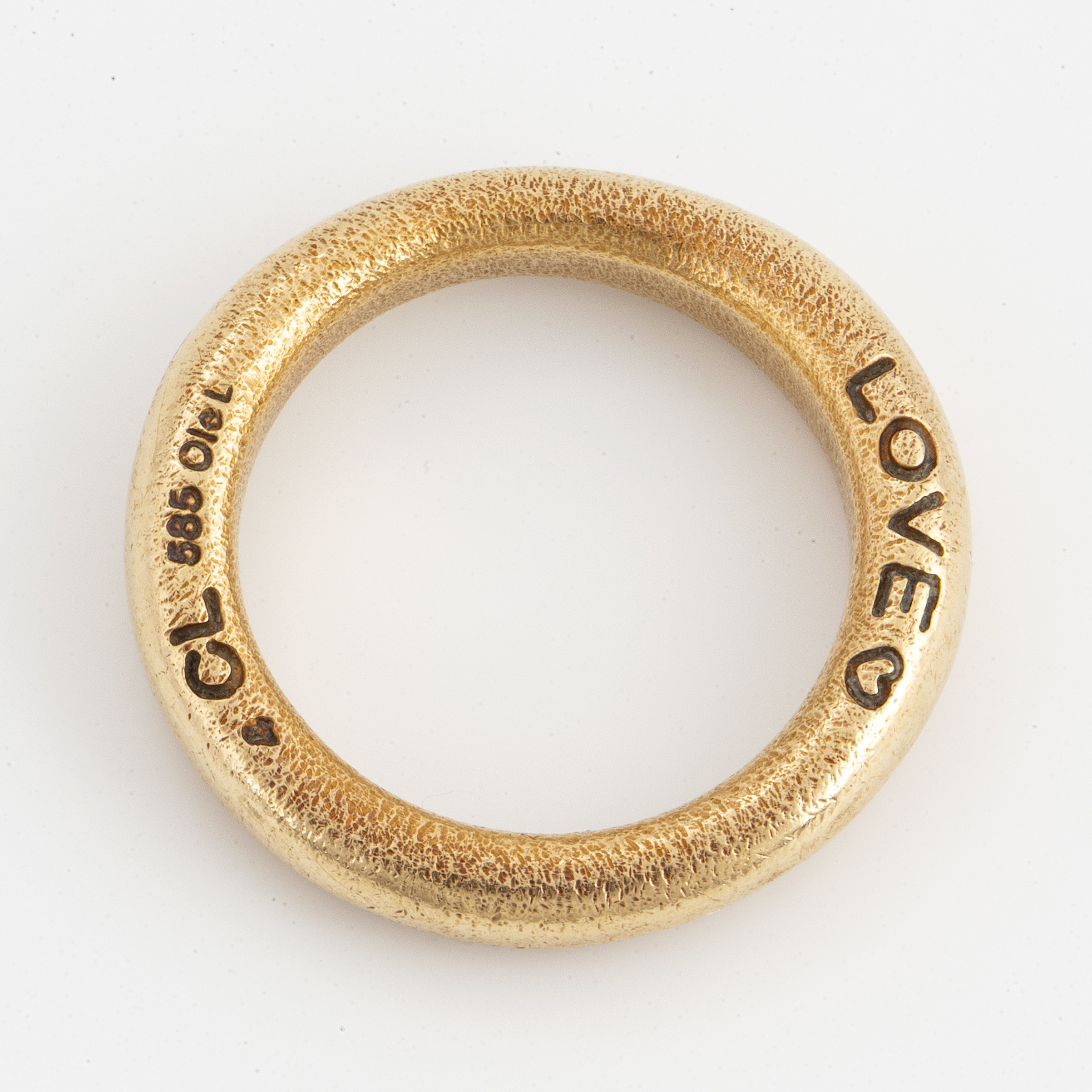 Ole Lynggaard ring 14K guld "Love". - Bukowskis