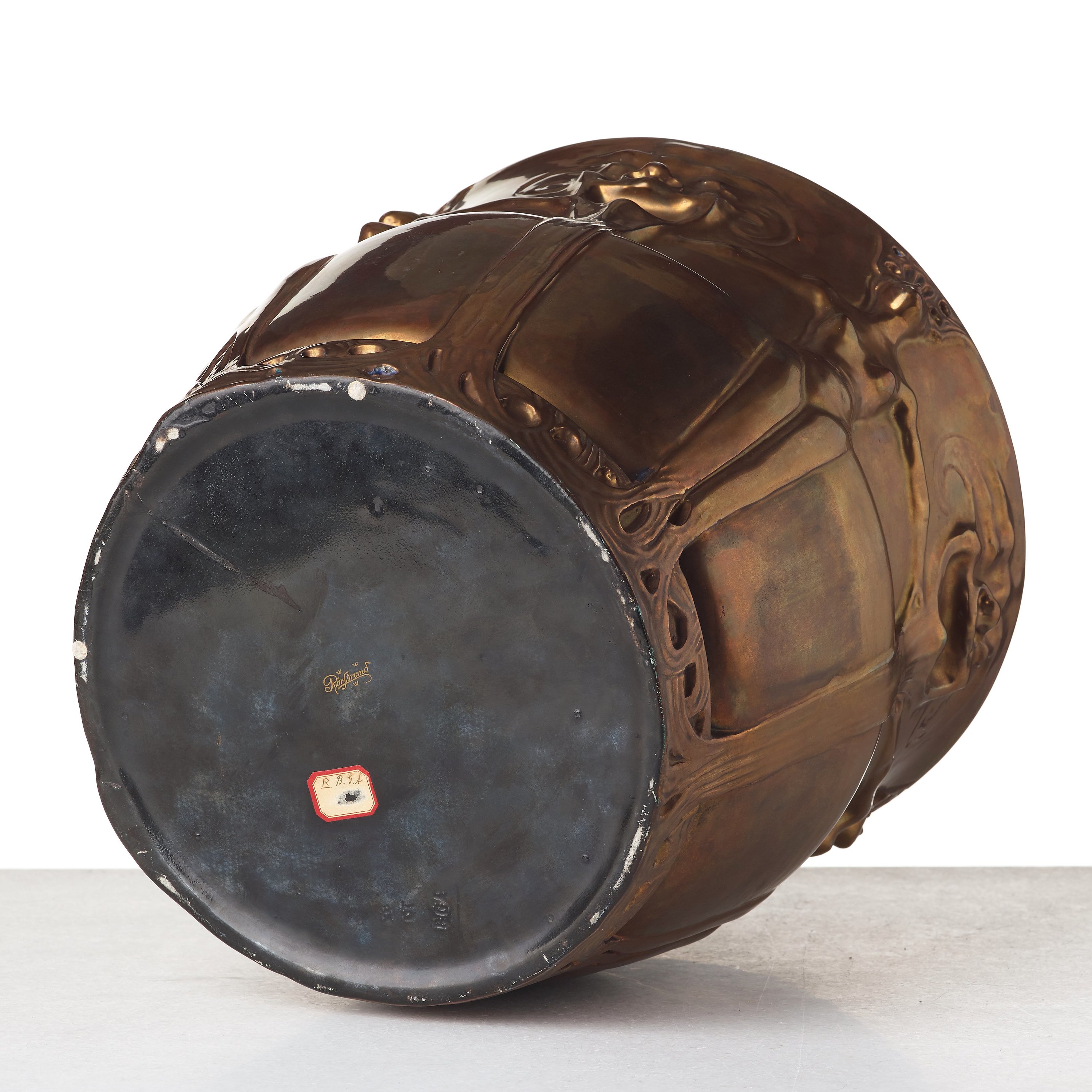 Alf Wallander, an Art Nouveau creamware urn, Röstrand, Sweden circa ...