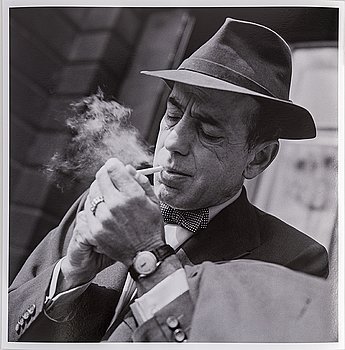PER-OLOW ANDERSON, photograph of Bogart in Paris 1954, edition 3/15 ...