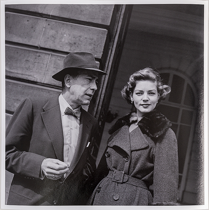 PER-OLOW ANDERSON, Fotografi föreställande Bogart och Bacall i Paris ...