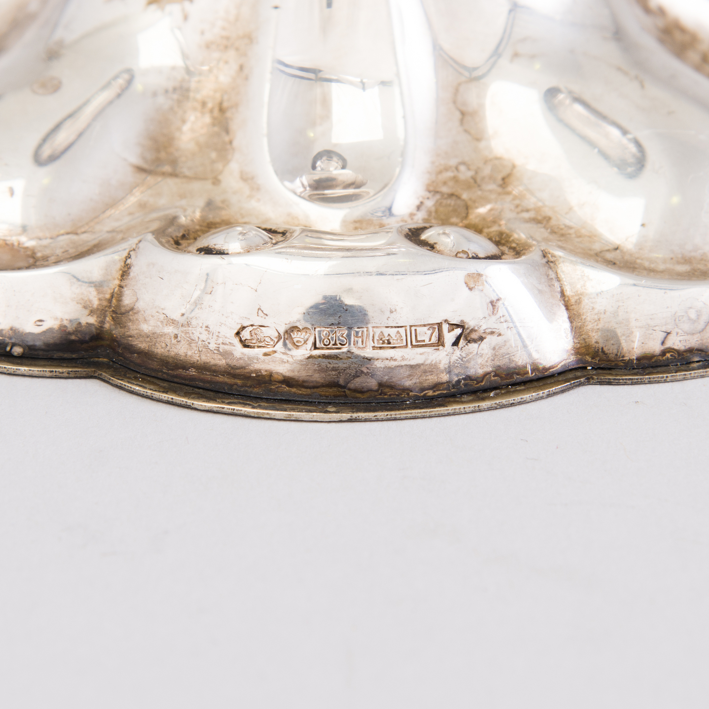 A Pair of Finnish Silver Candlesticks, marks of Kultakeskus ...