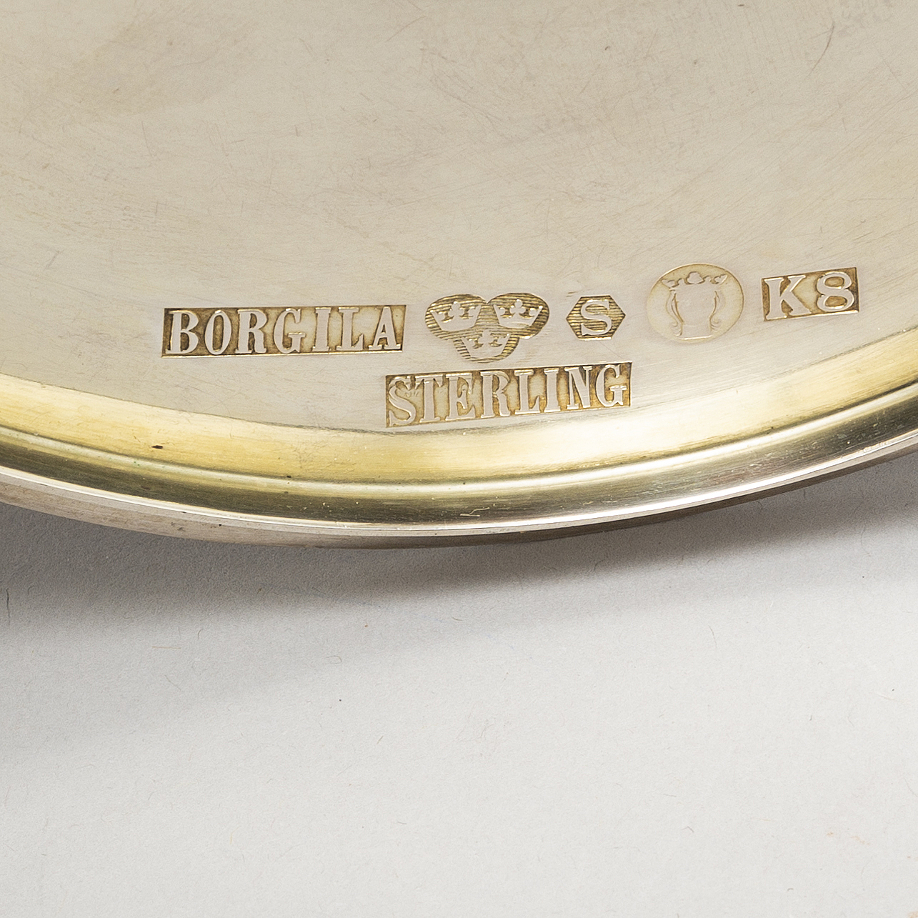 ATELIER BORGILA, a sterling silver pot and cover, Stockholm, 1936 ...