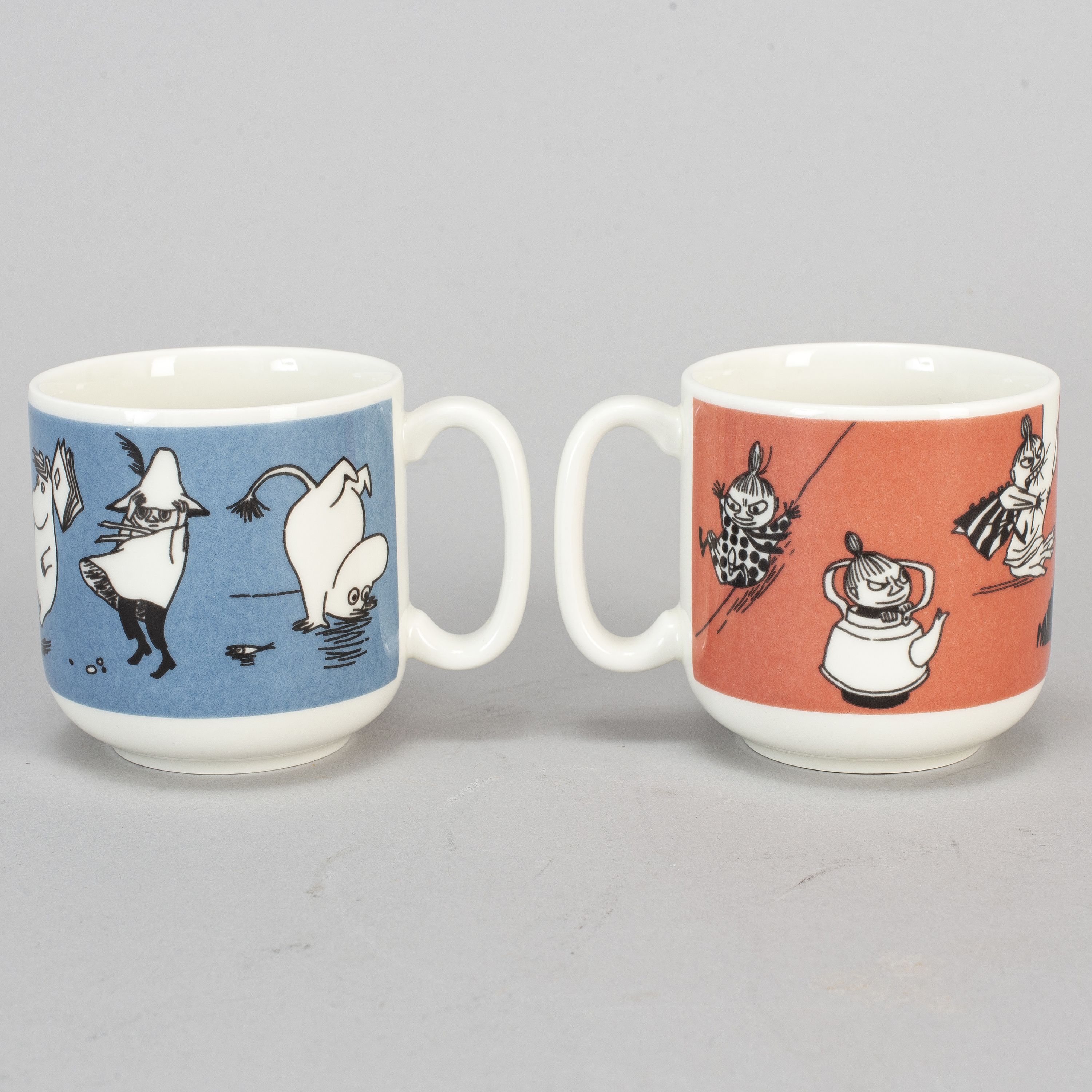 MUMINMUGGAR, 2 st, porslin, Moomin Characters, Arabia, Finland. - Bukowskis