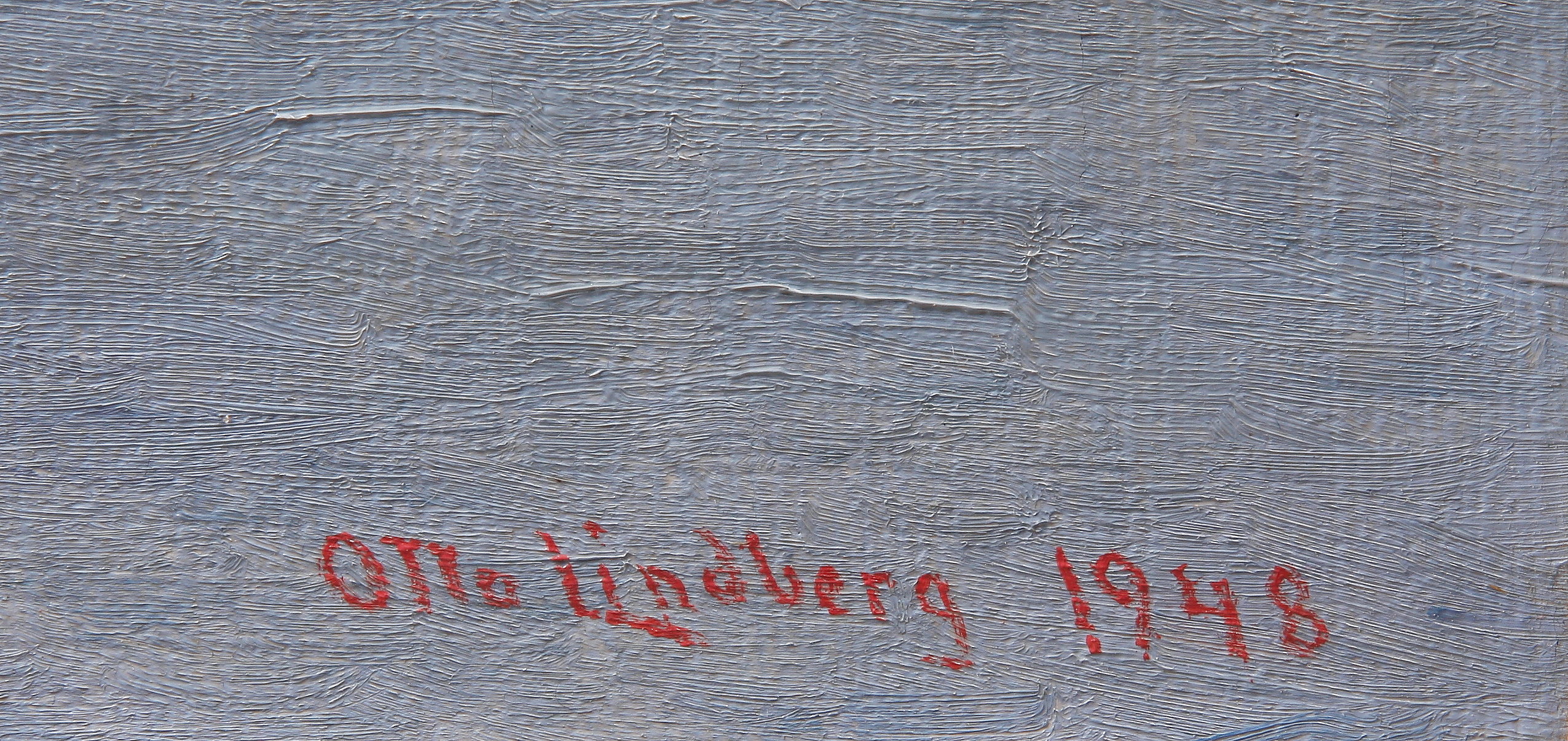 OTTO LINDBERG, olja på duk. Sign. - Bukowskis