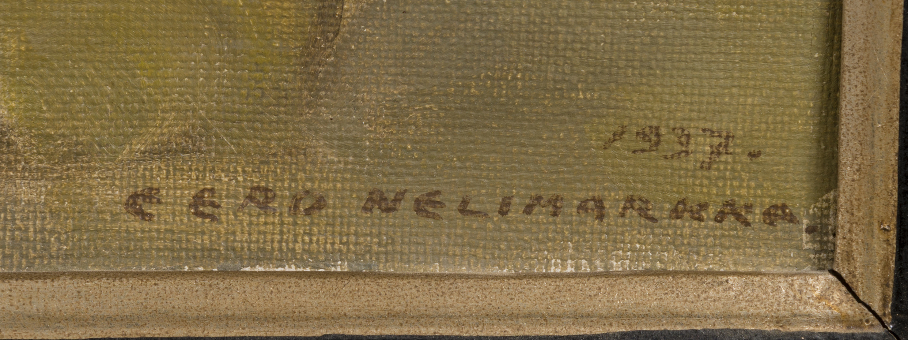 EERO NELIMARKKA, olja på duk, signerad och daterad 1937. - Bukowskis