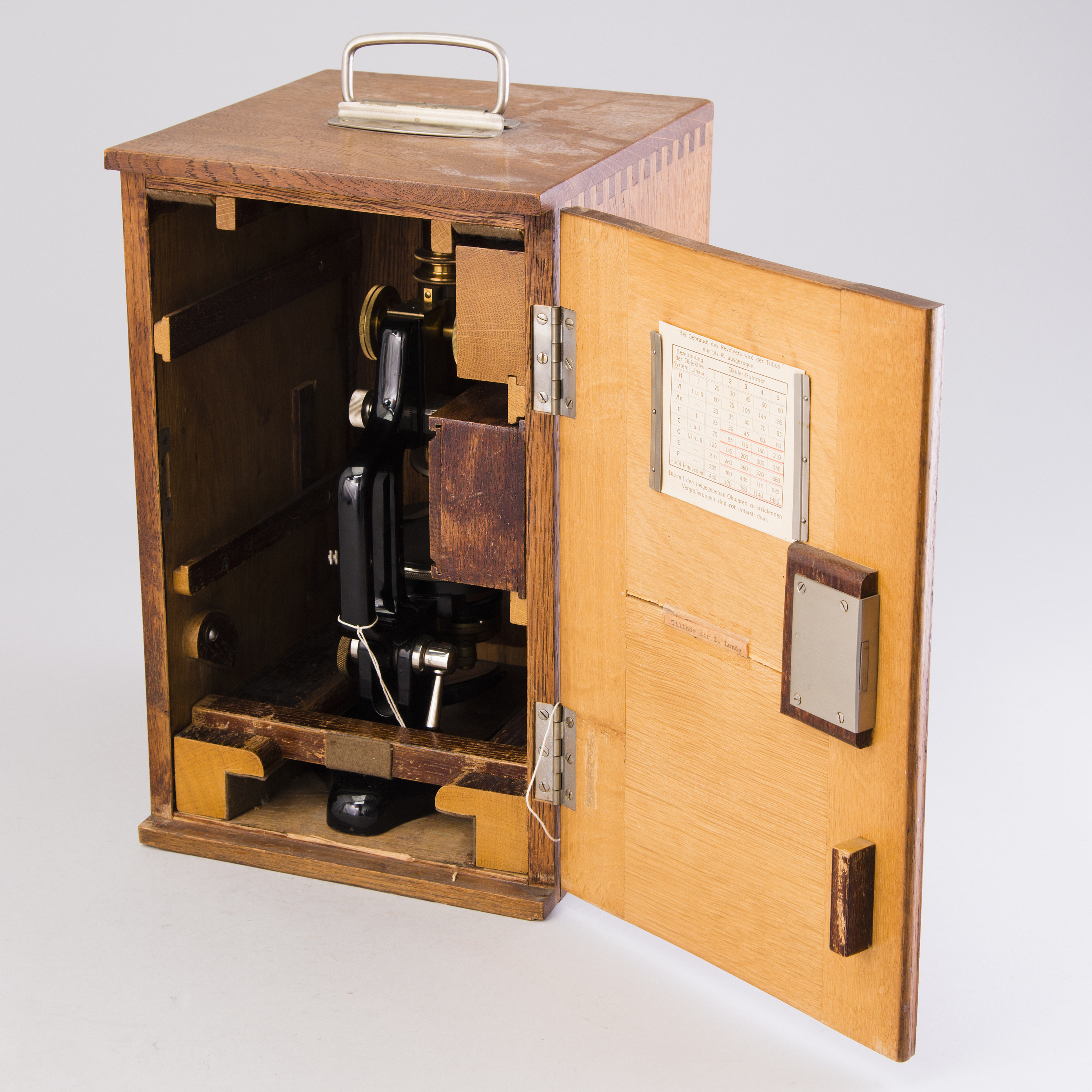 A Busch microscope Rathenov Germany first half of 20th century. - Bukowskis