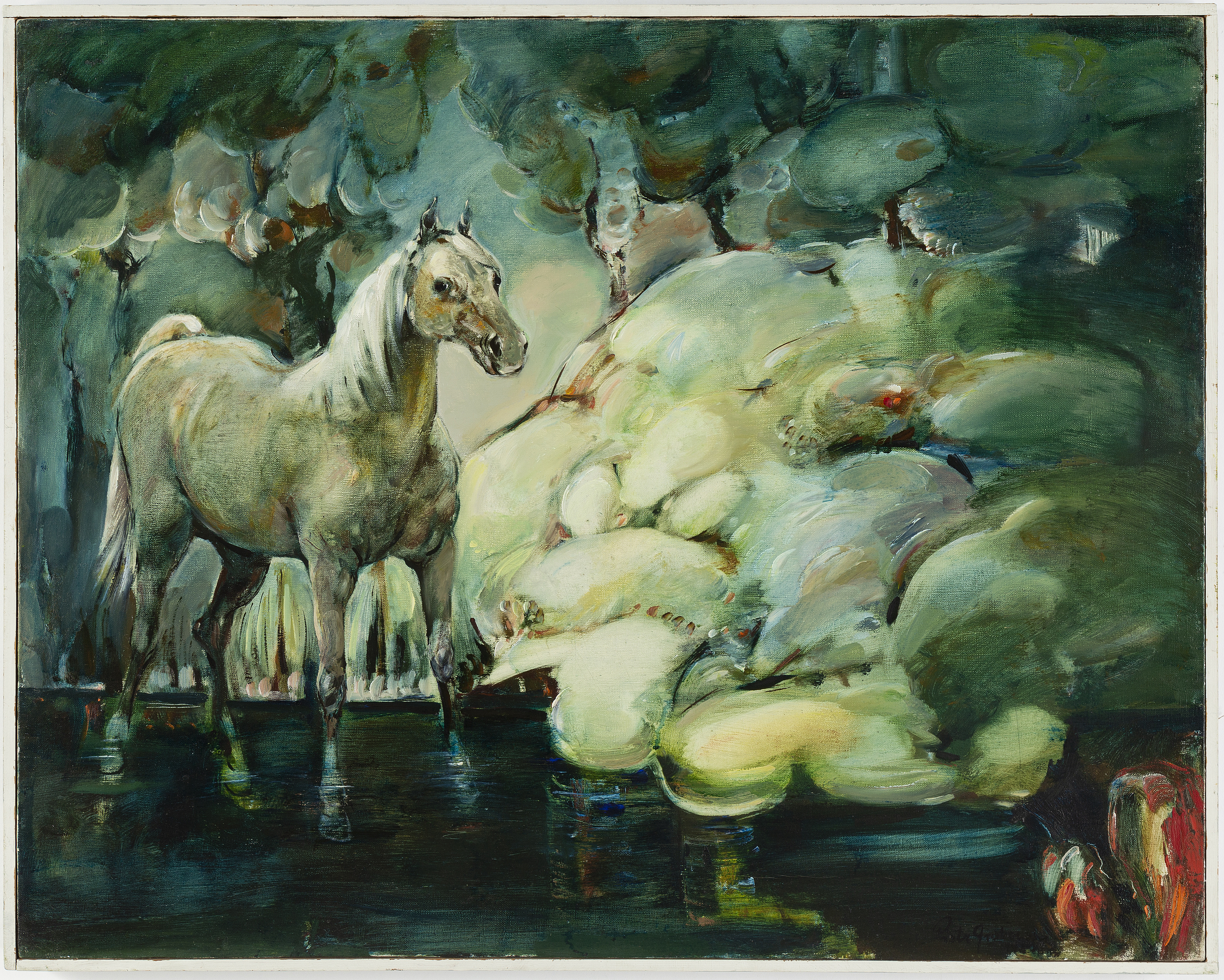 PIOTR GRABOWSKI, oil on canvas, signed. - Bukowskis