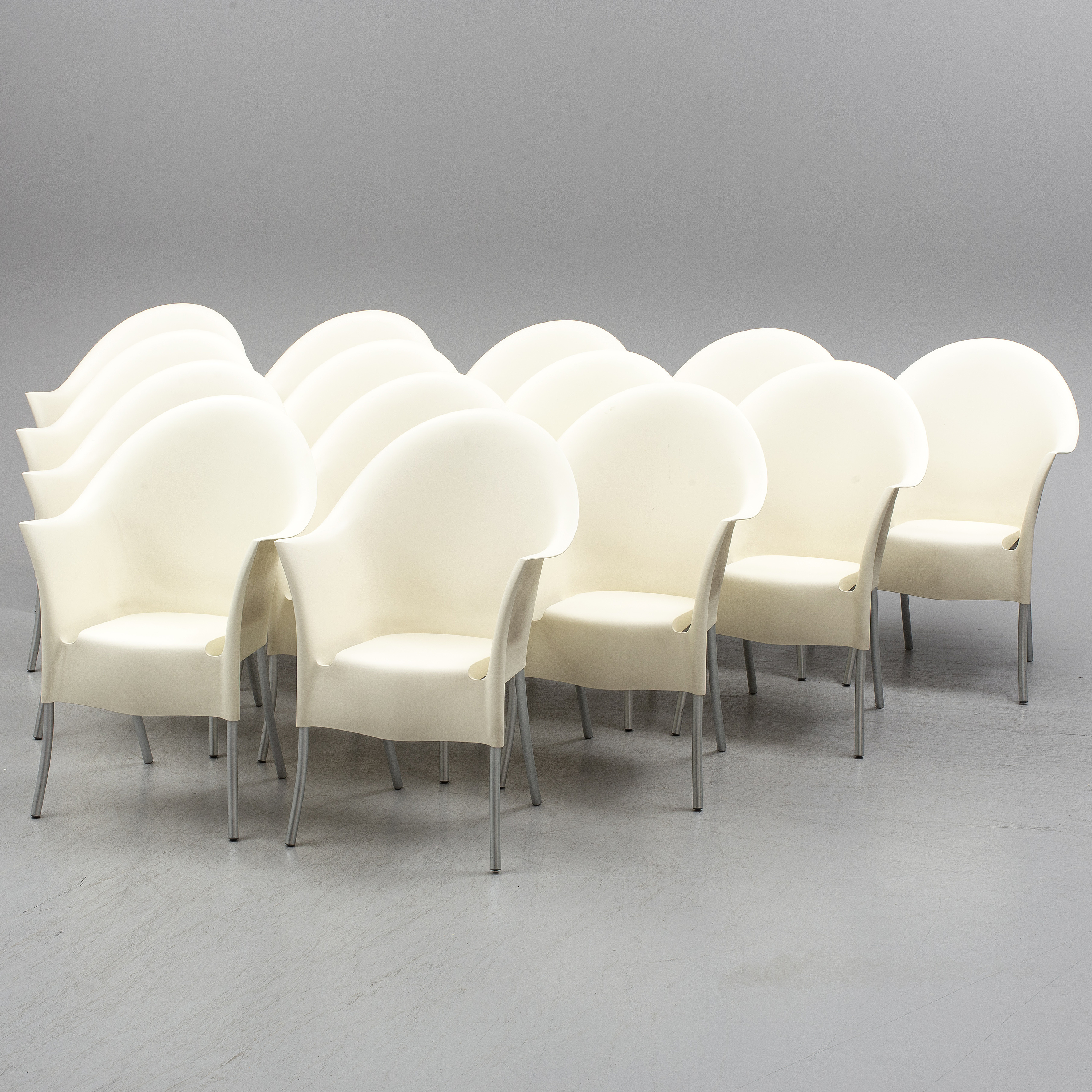PHILIPPE STARCK, a set of 14 'Lord Yo' chairs for Driade, 1994. - Bukowskis