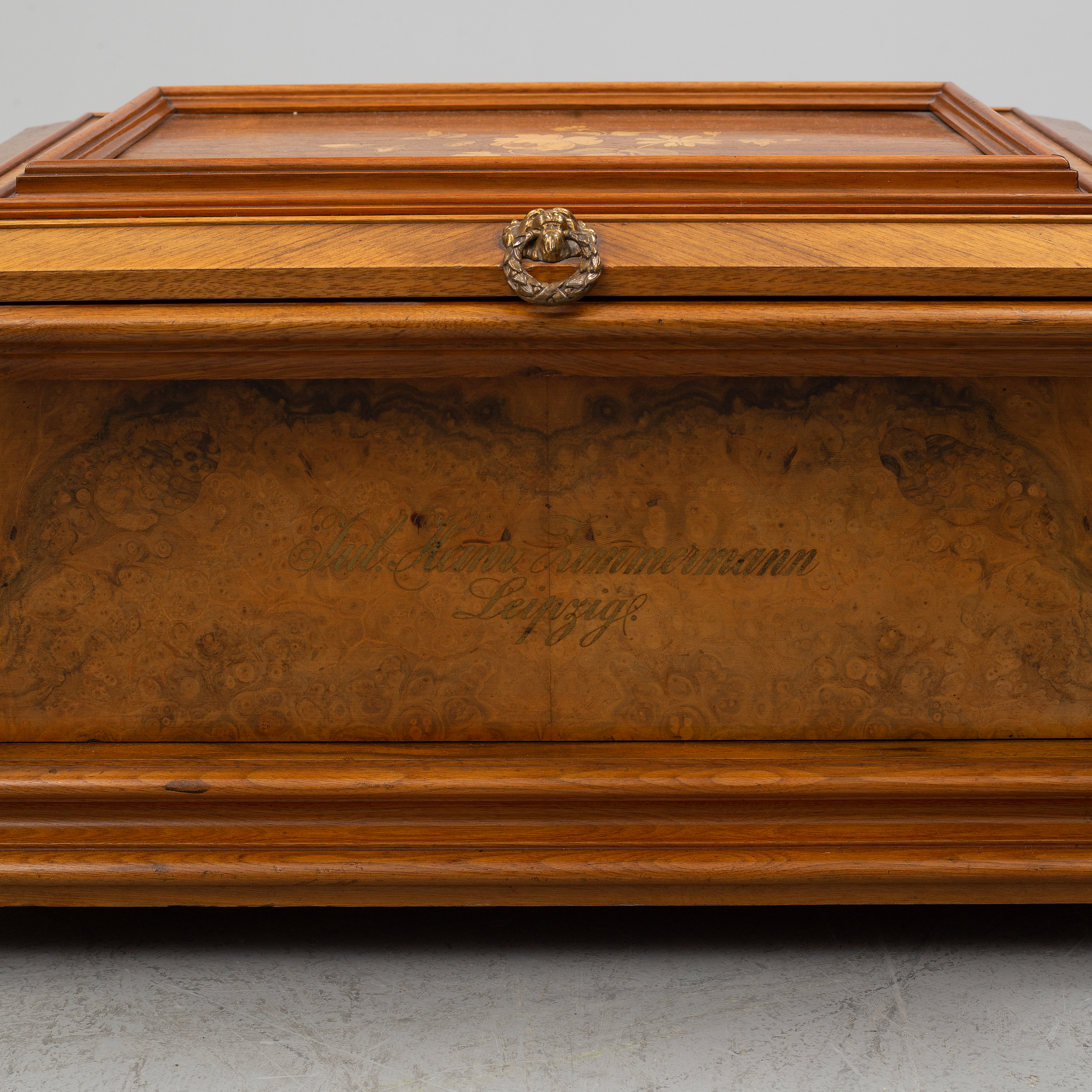 A German Symphonion music box, Jul. Heinr. Zimmermann, Leipzig, late ...