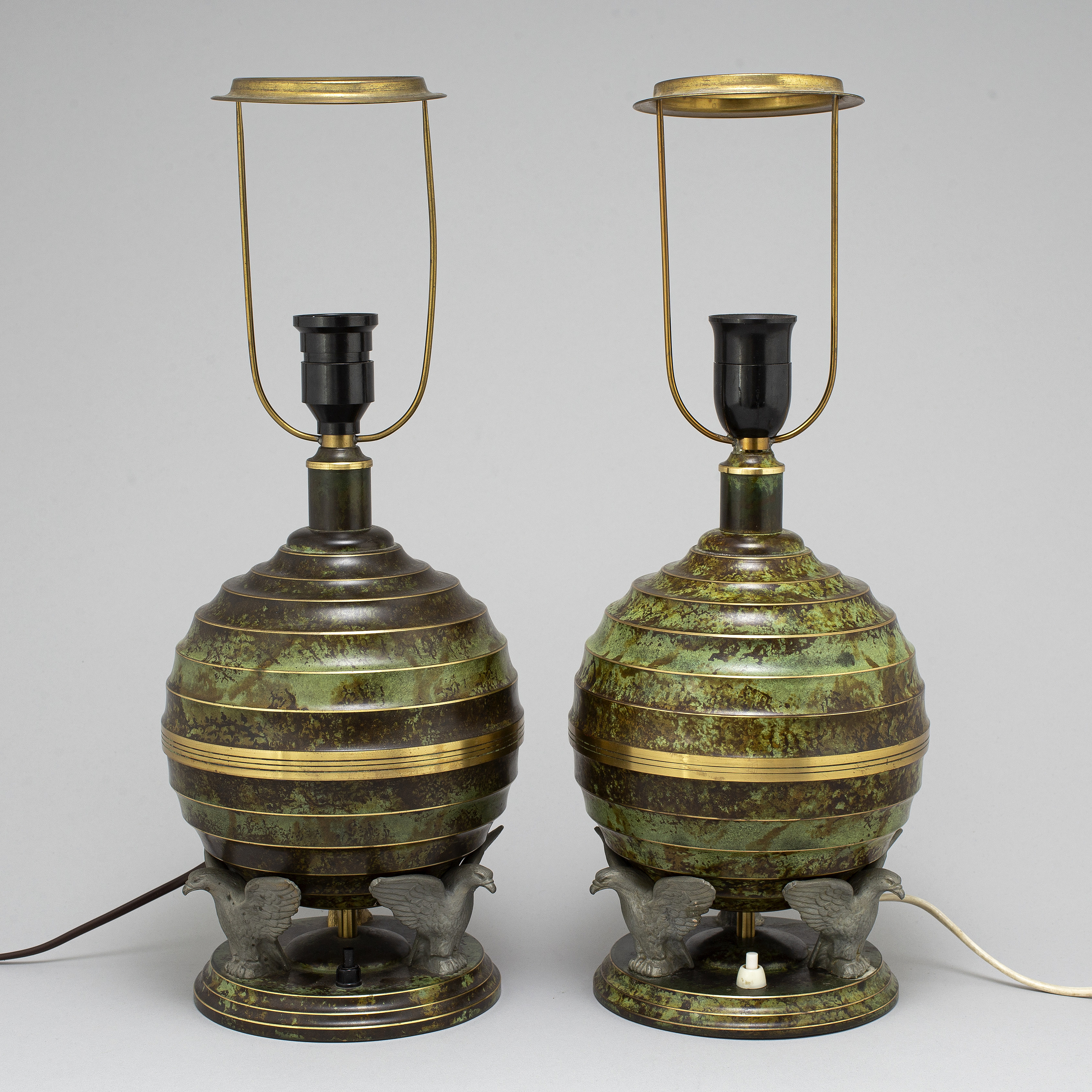 A pair of 1939's/40's table lamps. - Bukowskis
