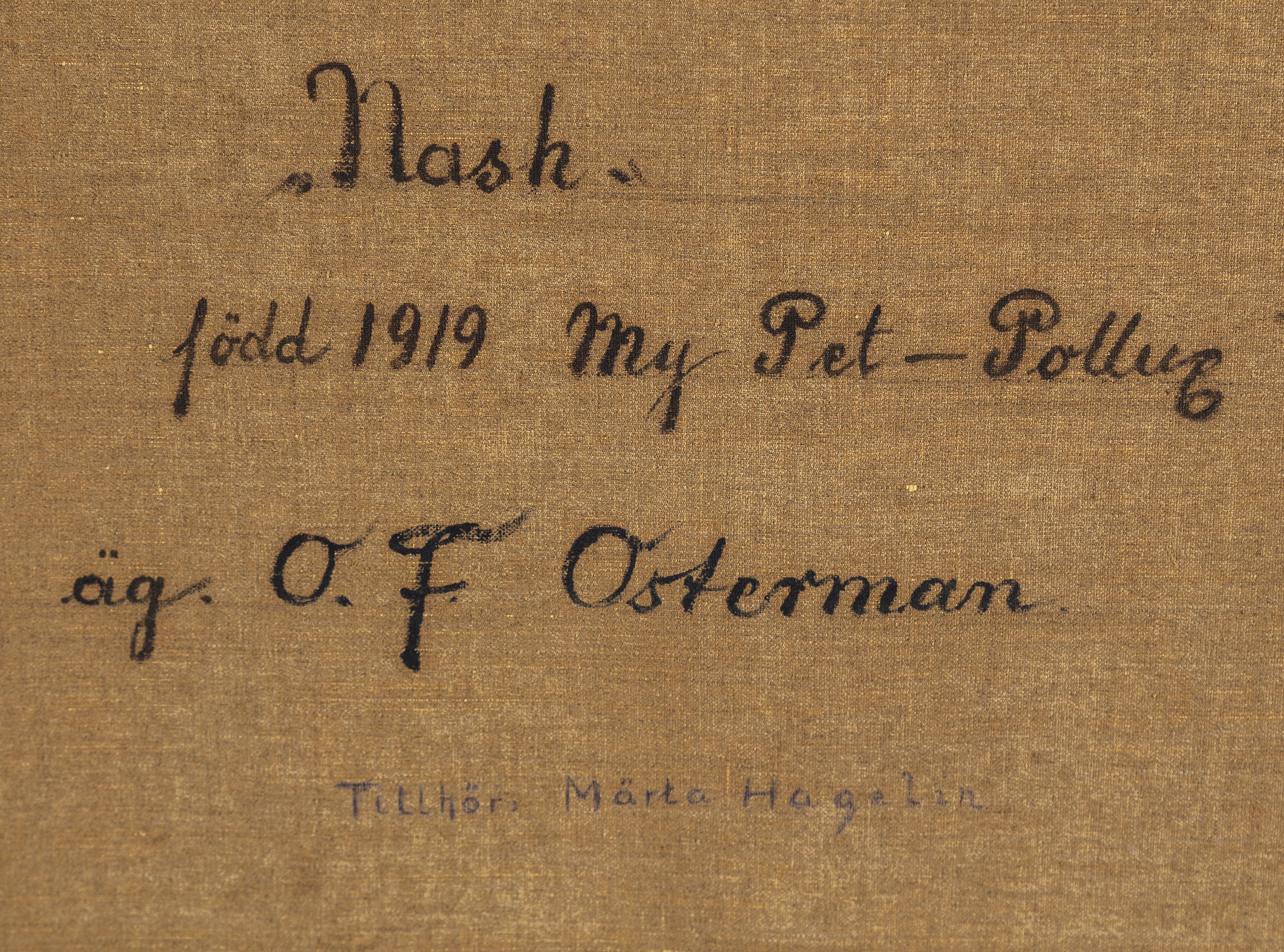 ALICE GASSNER, olja på duk, signerad och Stockholm 1936. - Bukowskis