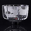 A Swedish Orrefors crystal bowl"Cats" design GUNNAR CYRÉN. - Bukowskis
