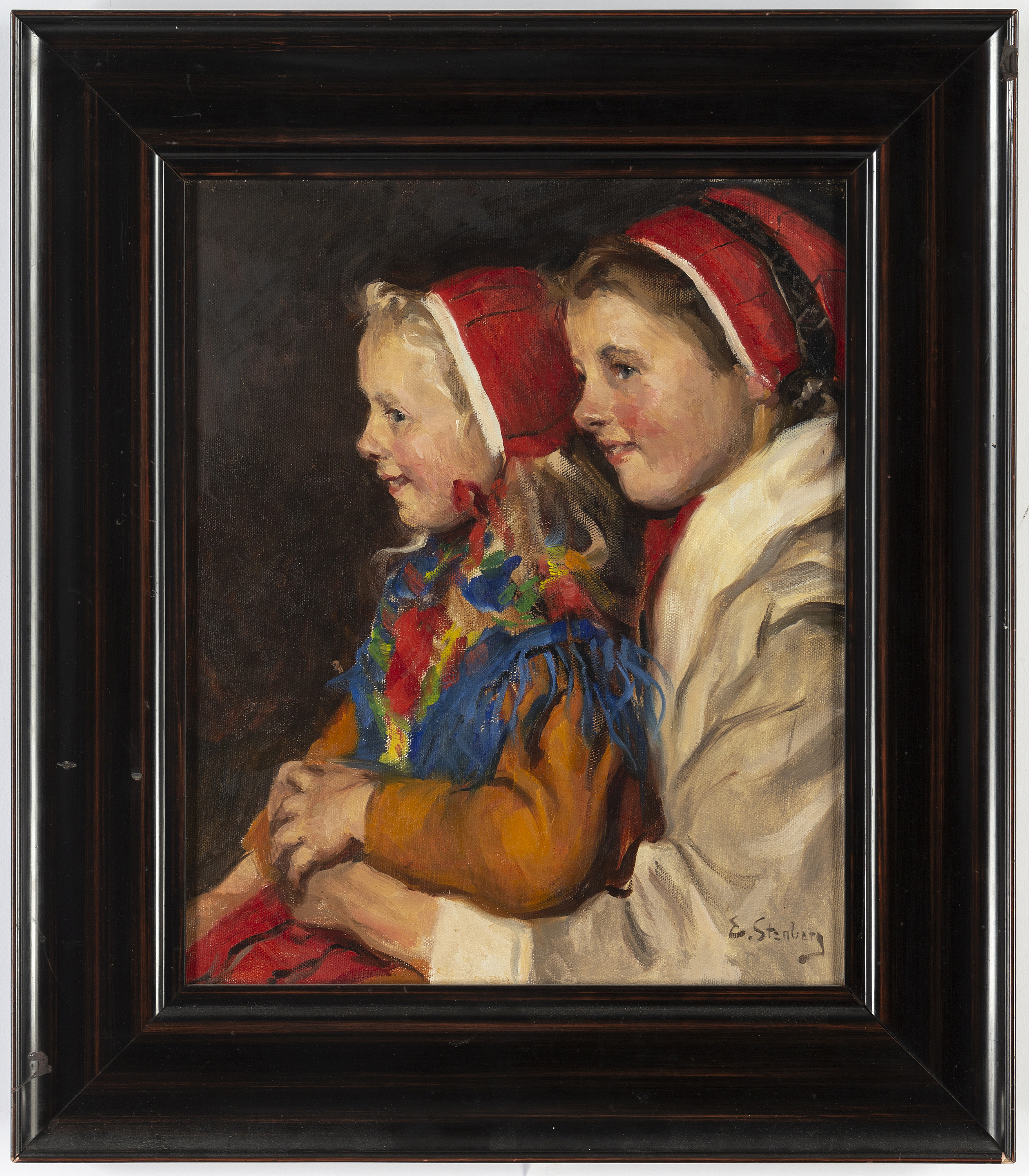 EMERIK STENBERG, oil on canvas, signed. - Bukowskis