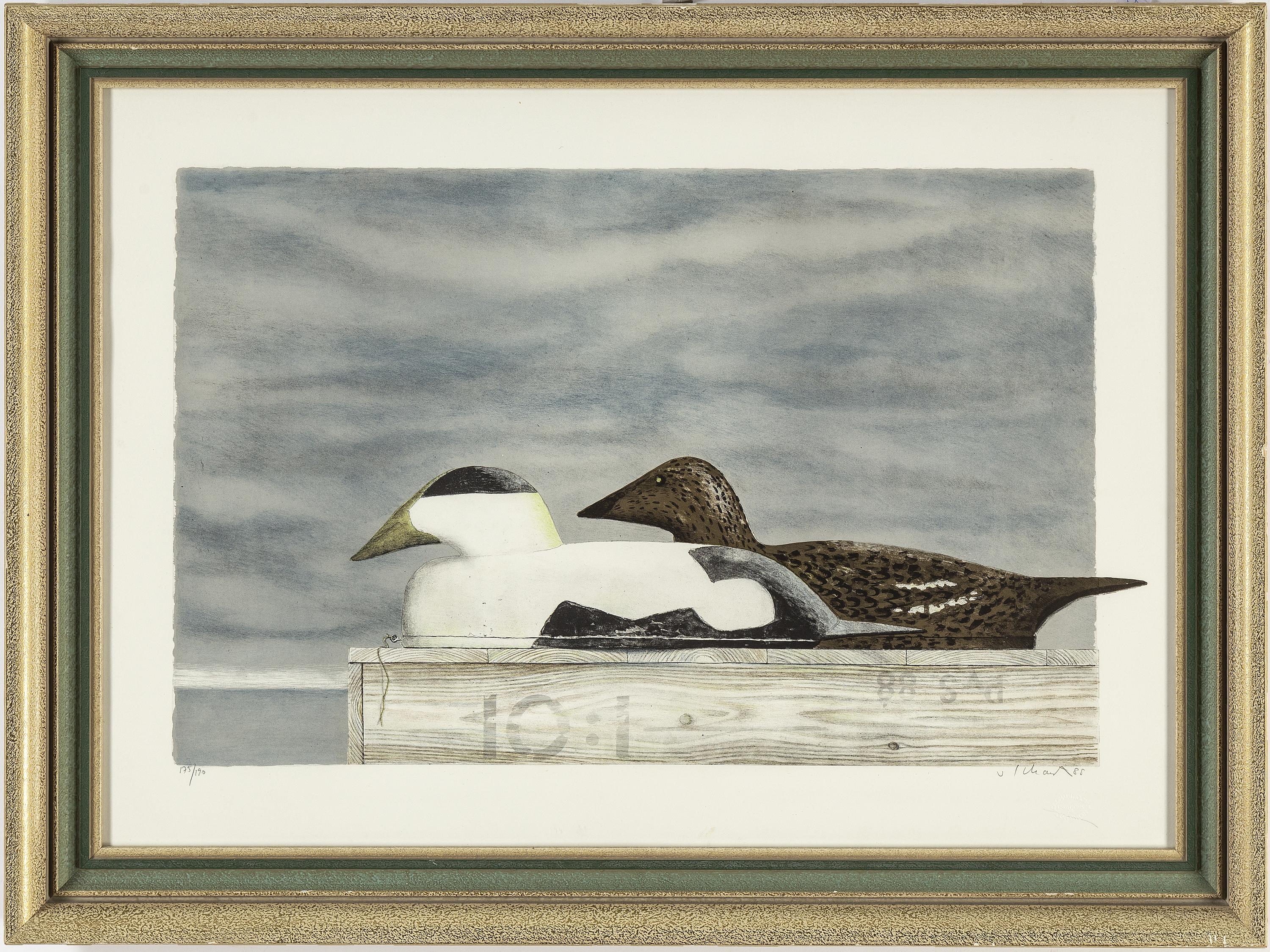 PHILIP VON SCHANTZ, a litograph in colours, signed v. Schantz, numbered ...