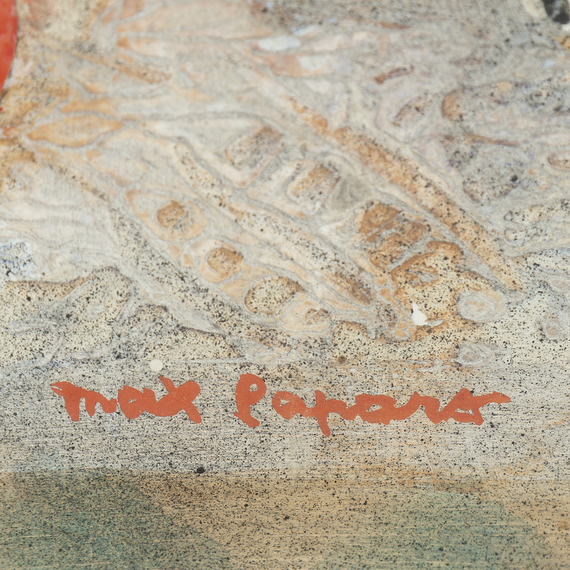 MAX PAPART, MAX PAPART, carborundum with watercolour and gouache ...