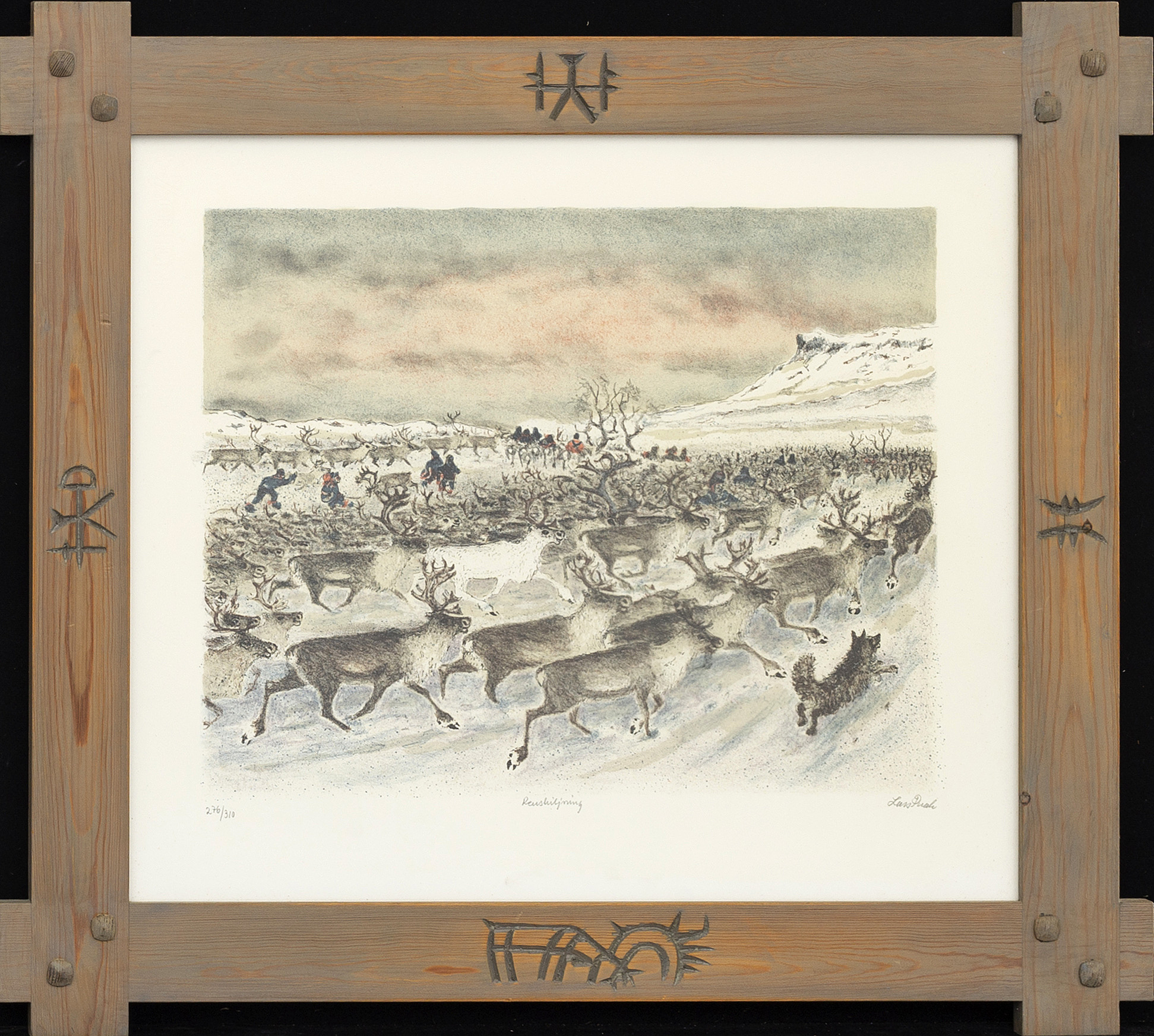 LARS PIRAK, färglitografi signerad och numrerad 276/310. - Bukowskis