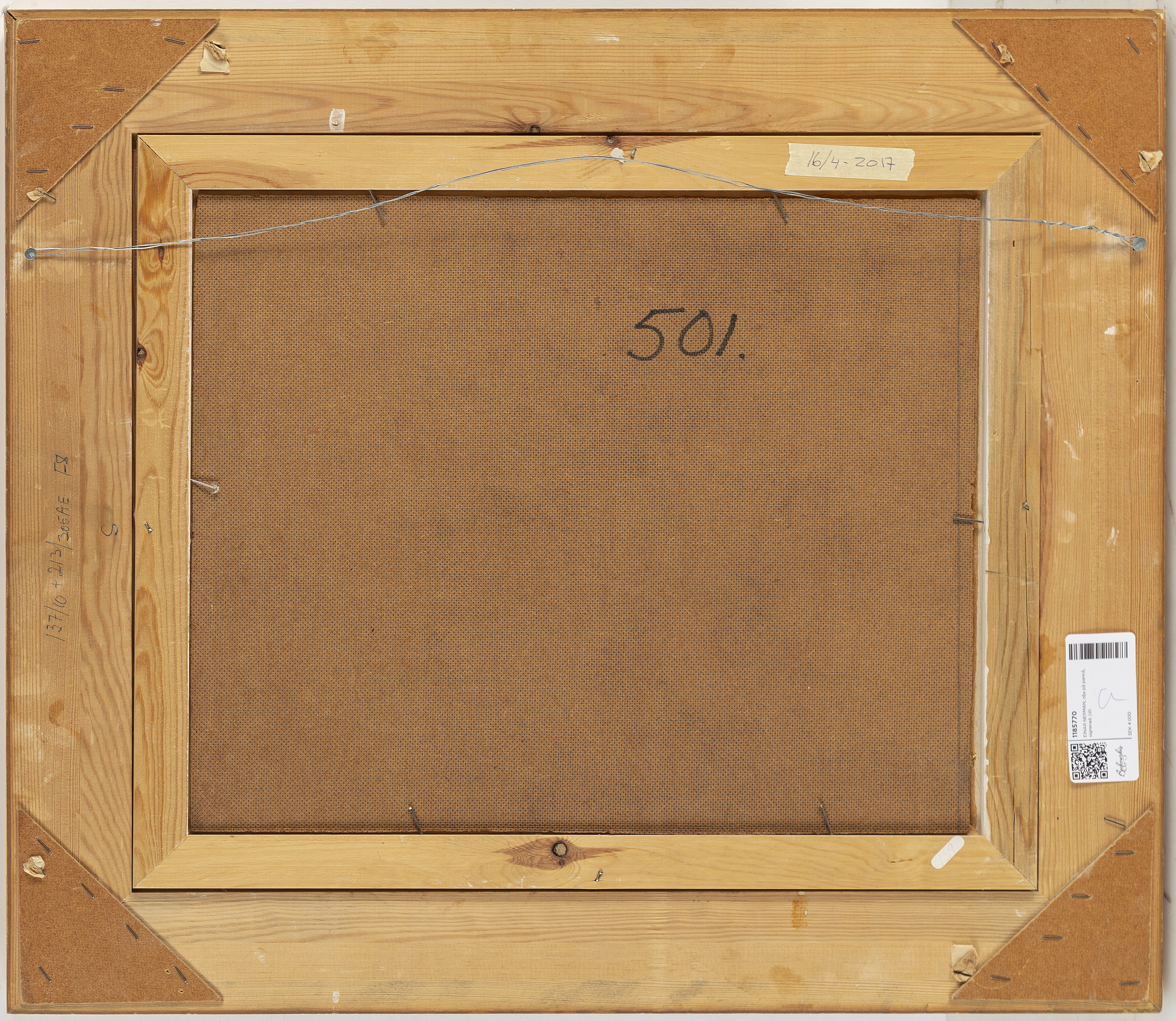 EINAR NERMAN, olja på pannå, signerad. - Bukowskis