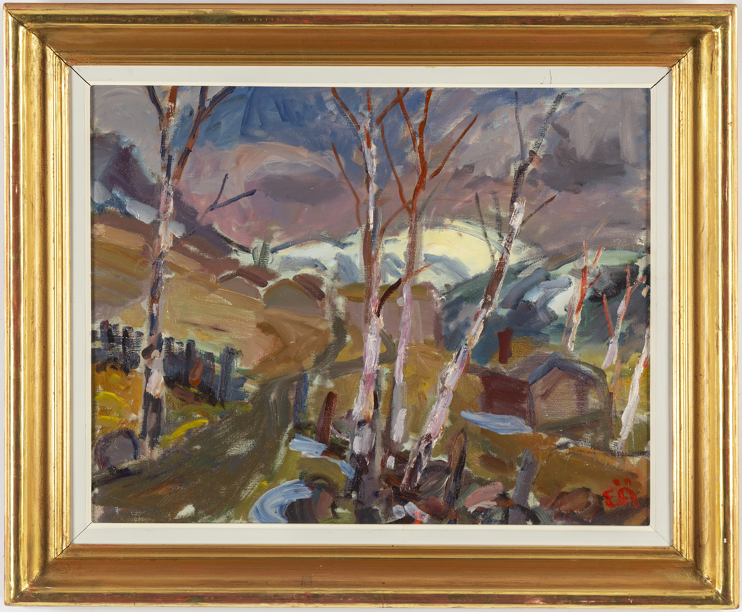 ERLING ÄRLINGSSON, olja på duk, signerad. - Bukowskis