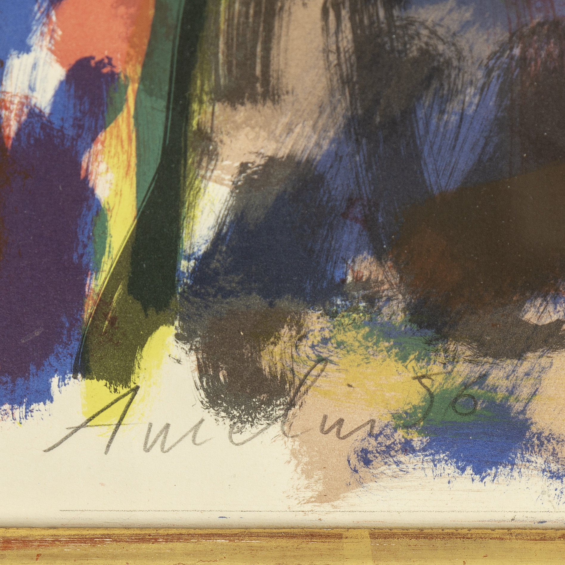 ALBIN AMELIN, färglitografi, signerad. - Bukowskis