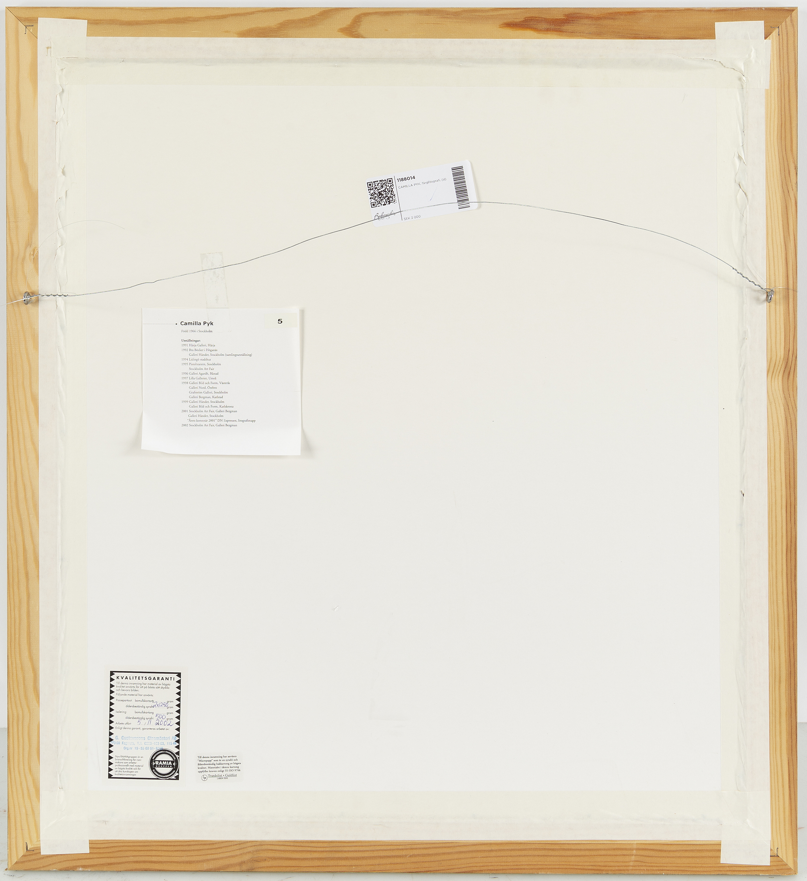 CAMILLA PYK, signed and numbered EA. - Bukowskis