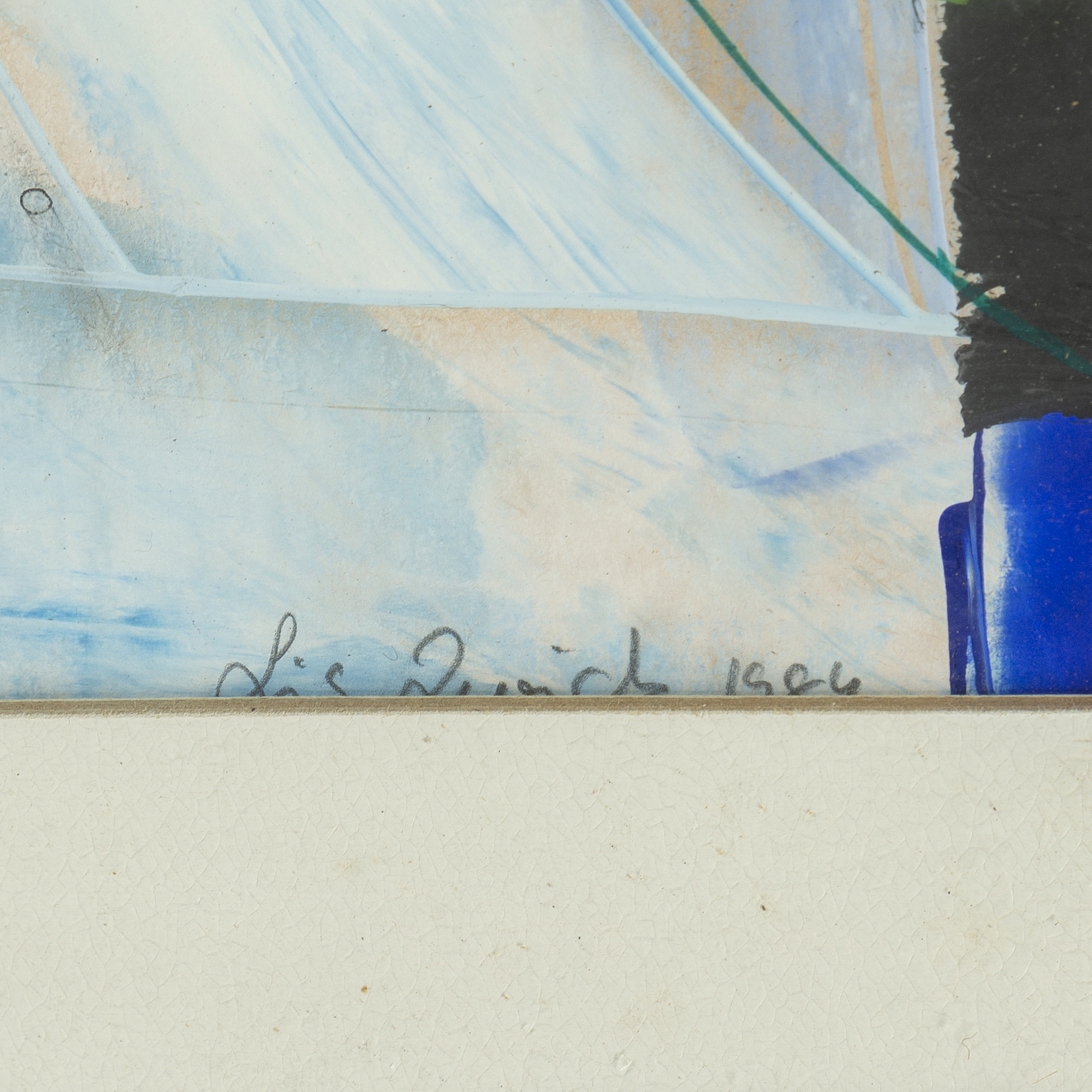 LIS ZWICK, gouache, signed and dated 1984. - Bukowskis