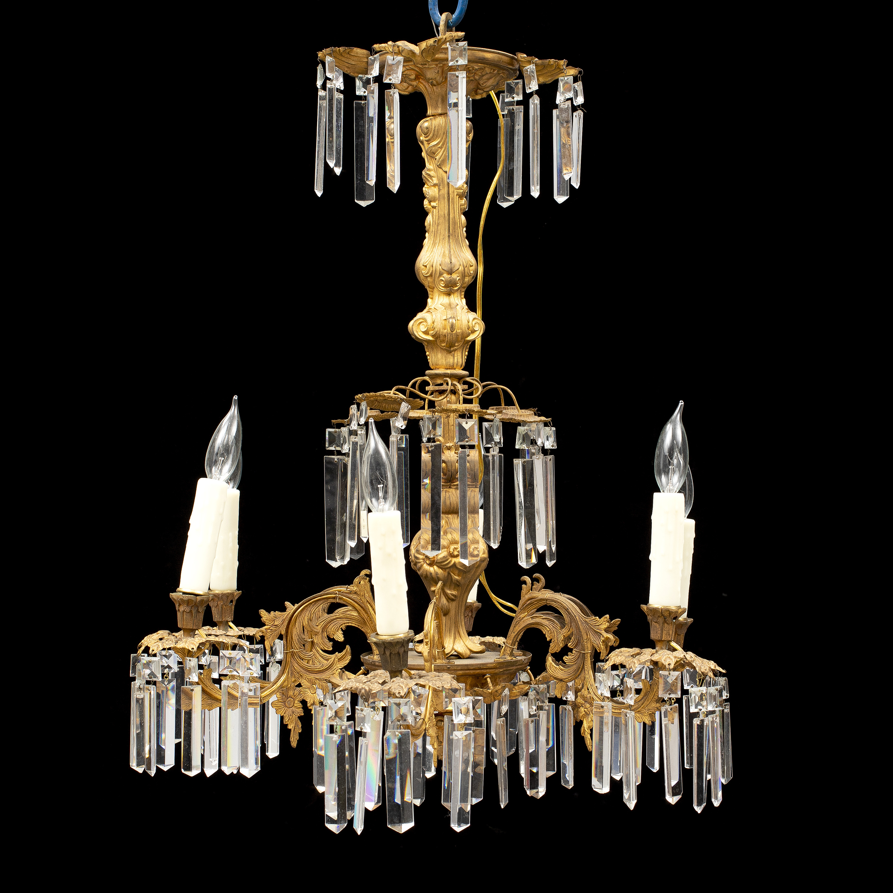 A late 19th century ceiling lamp. - Bukowskis