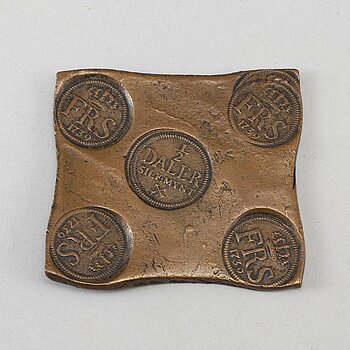 A Swedish copper plate money 1739. - Bukowskis