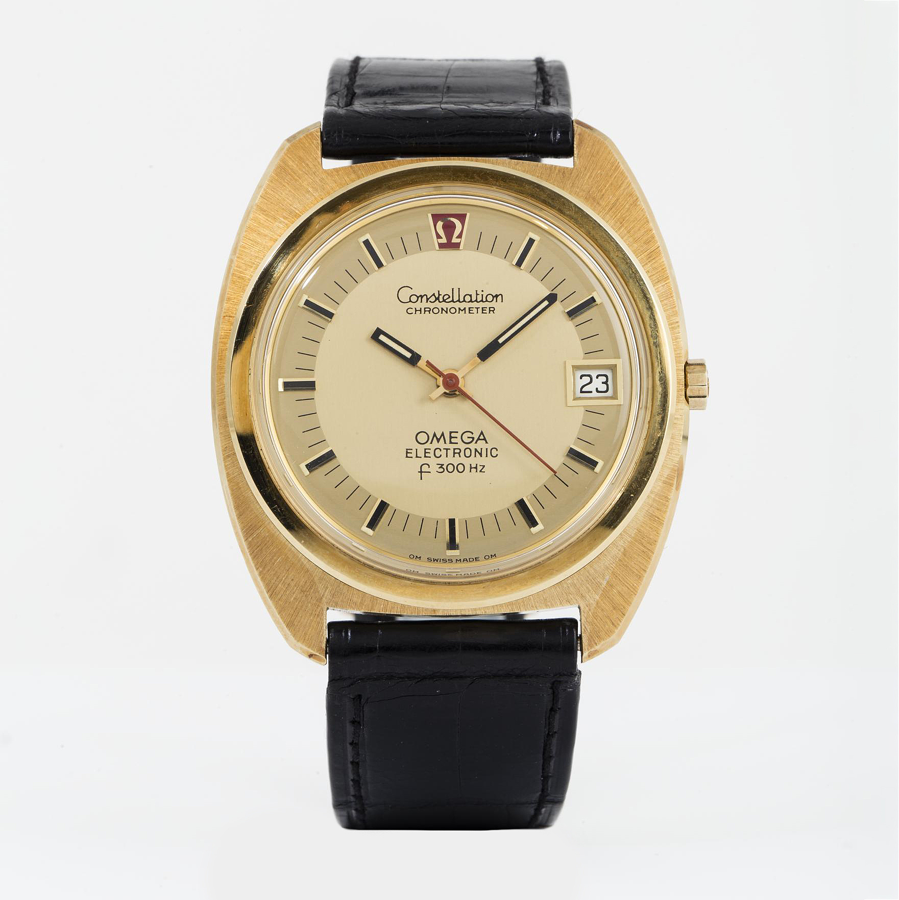 OMEGA, Constellation, Chronometer, Electronic (f 300 Hz), armbandsur ...