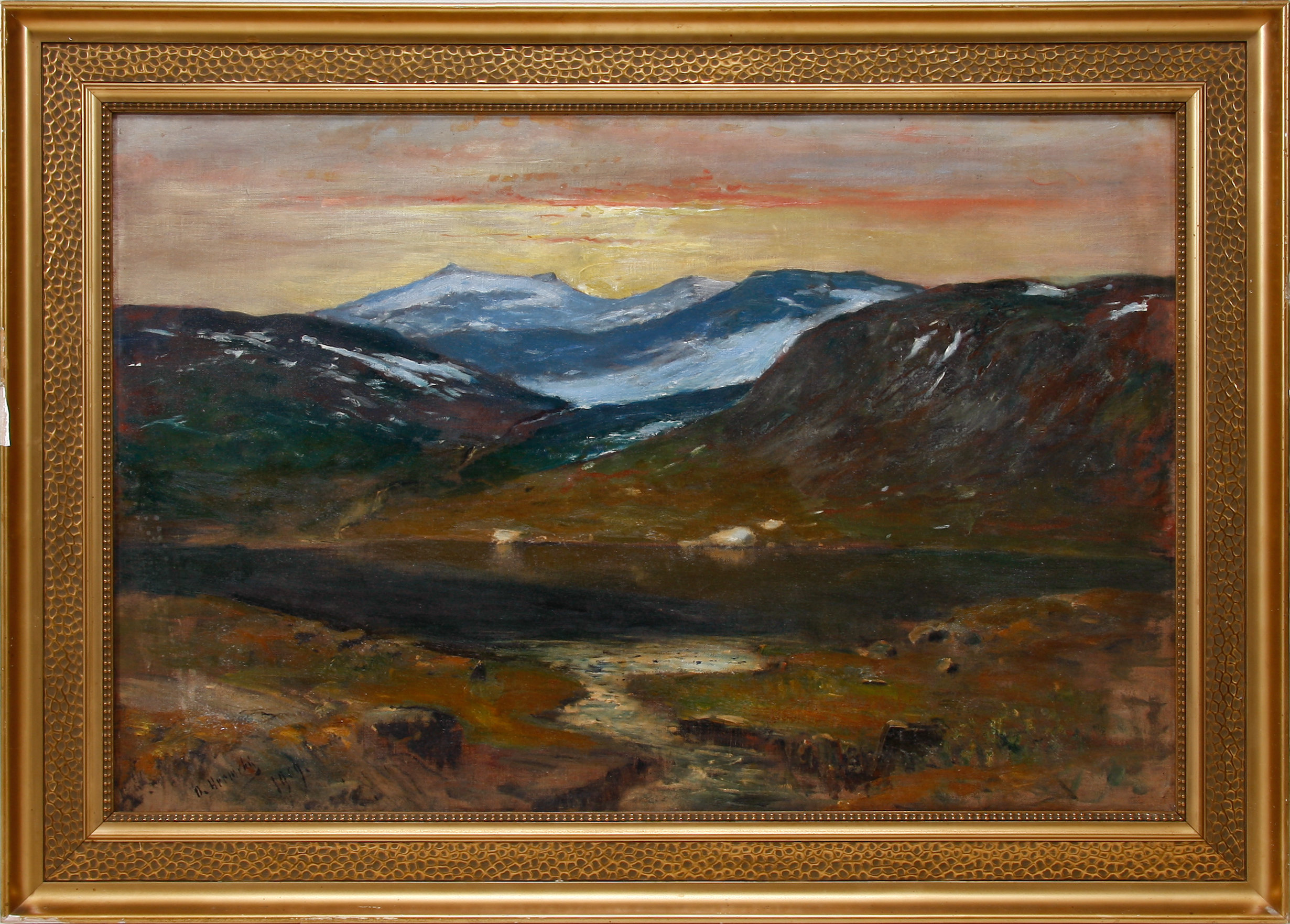 OLOF HERMELIN, olja på duk, sign o dat 1909. - Bukowskis