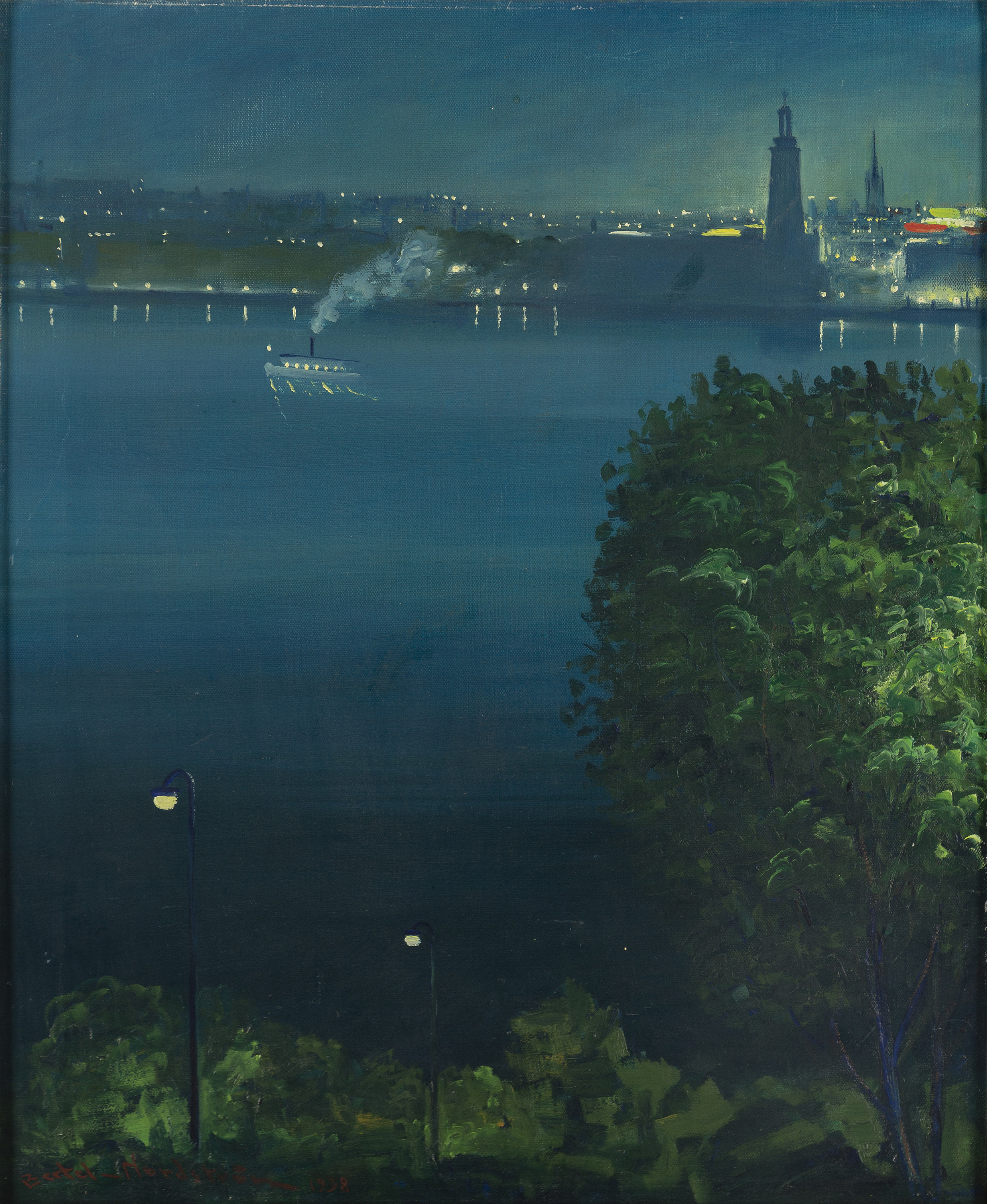 BERTEL BERTEL-NORDSTRÖM, oil on canvas, signed and dated 1938. - Bukowskis