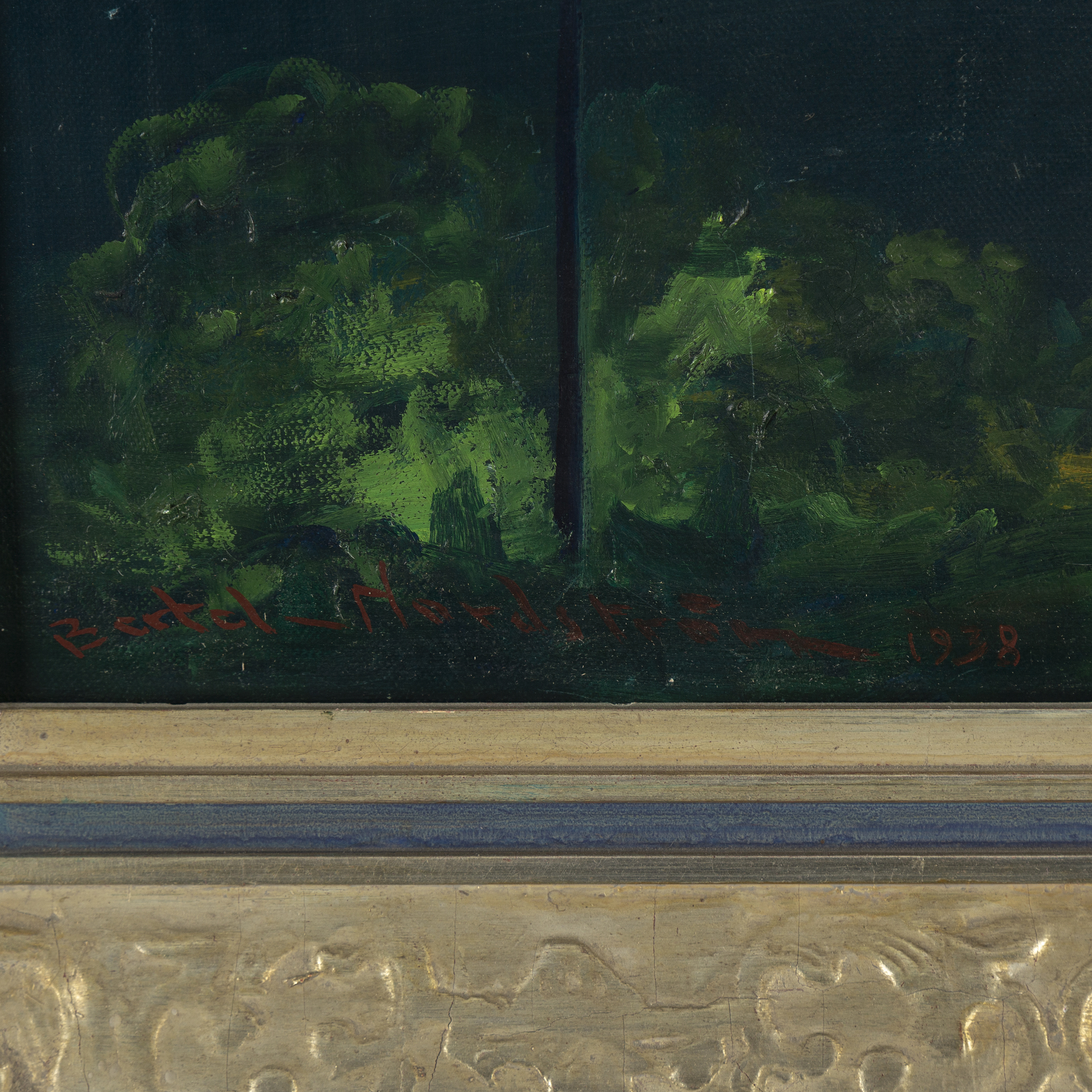 BERTEL BERTEL-NORDSTRÖM, olja på duk, signerad och daterad 1938 ...