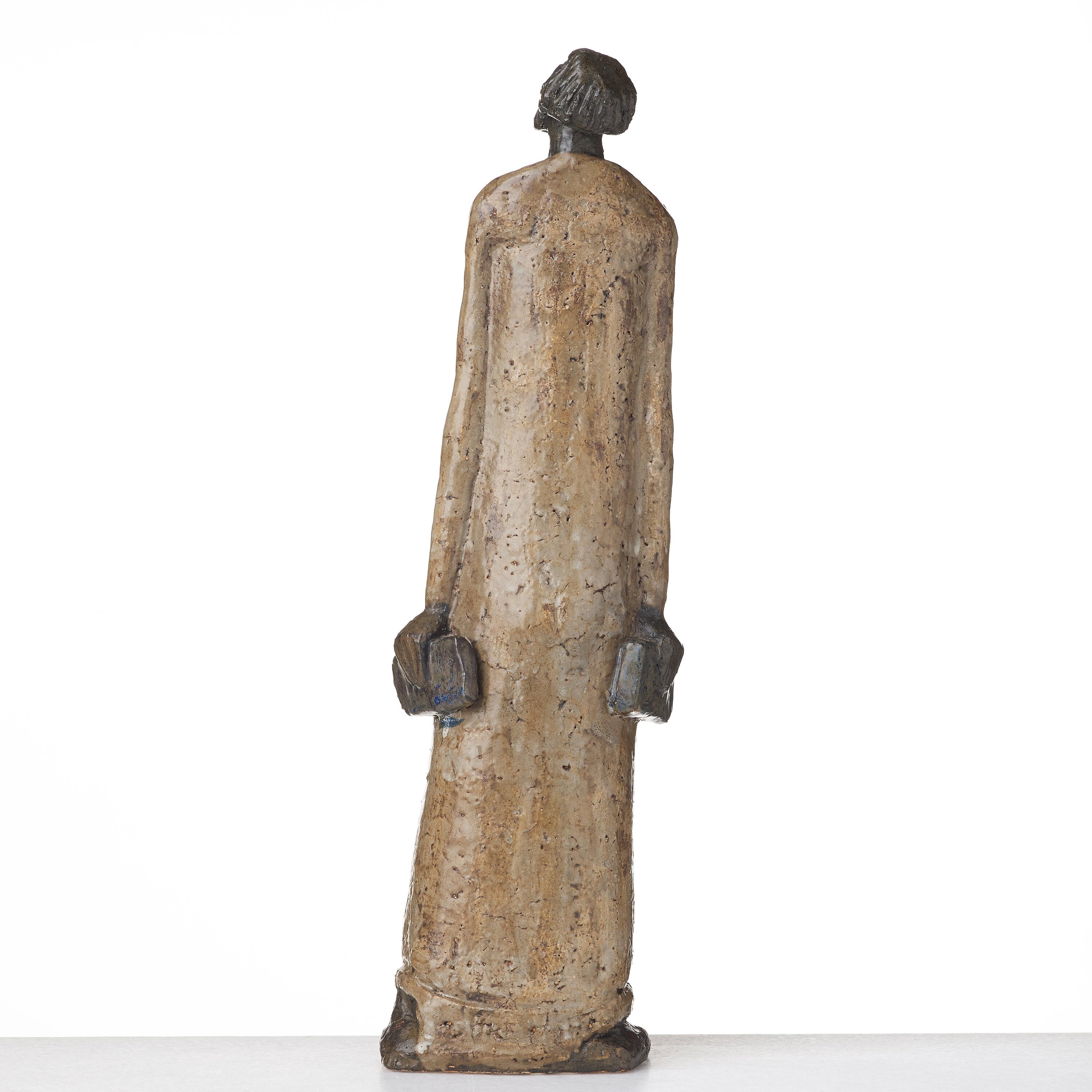 Åke Holm, a stoneware sculpture of Moses, Höganäs, Sweden 1950's ...