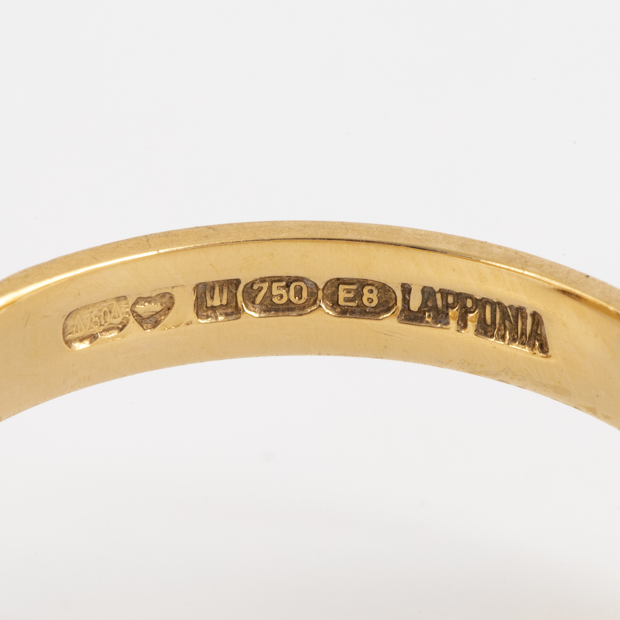 Lapponia ring 18K gold with round brilliant-cut diamonds. - Bukowskis