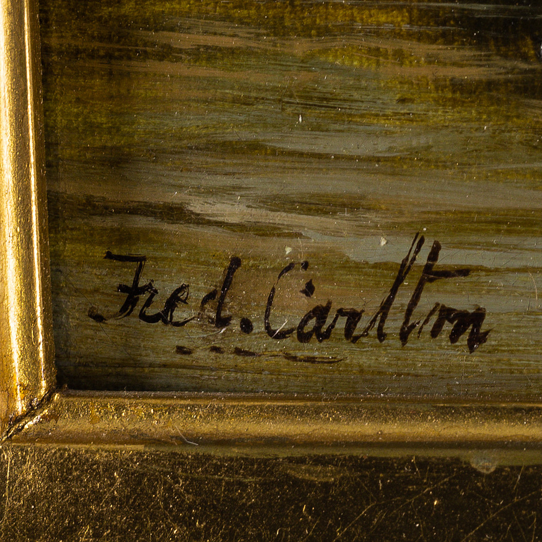 FREDERICK CARLTON, oil on canvas, signed. - Bukowskis