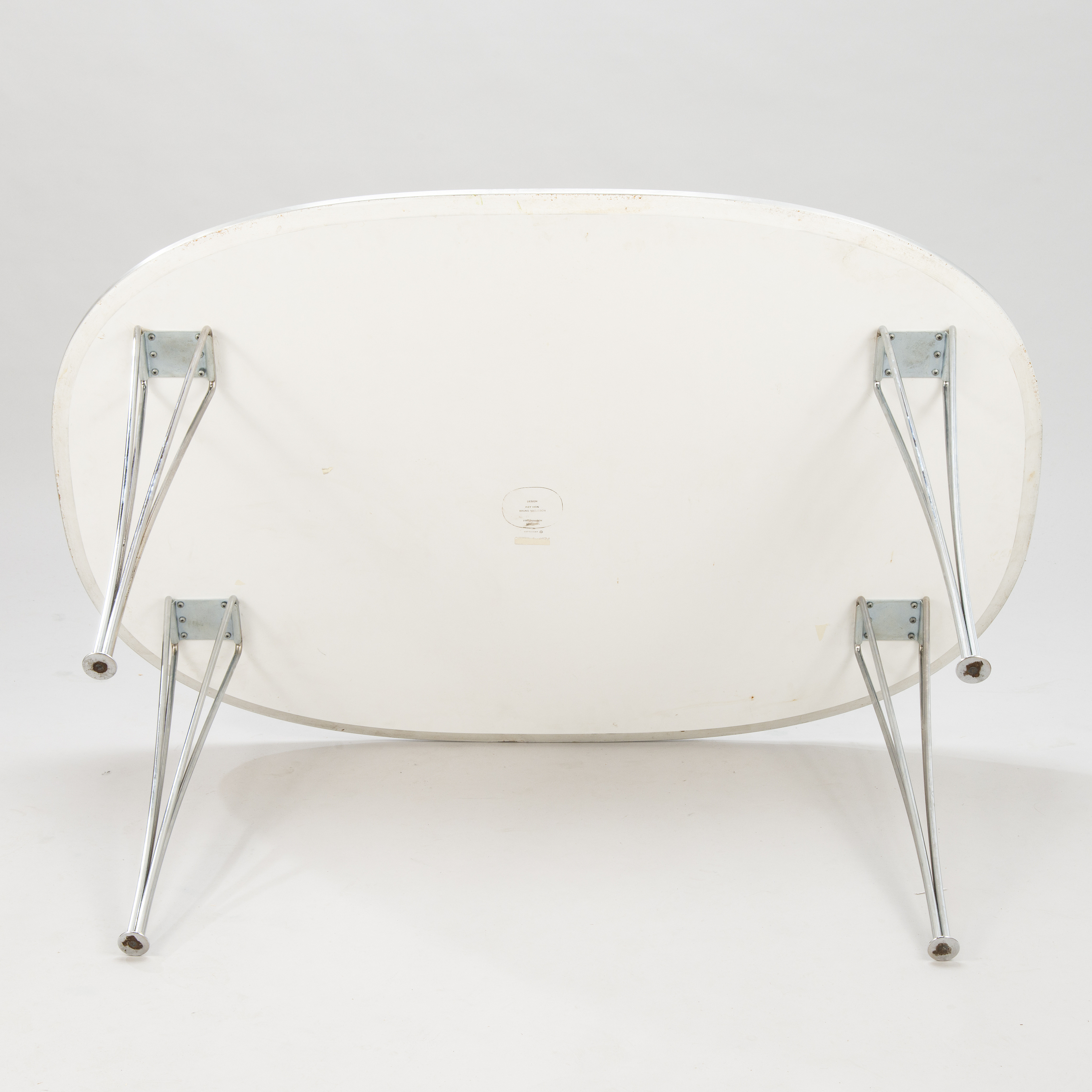 BRUNO MATHSSON OCH PIET HEIN, matbord, "Superellips", Fritz Hansen ...