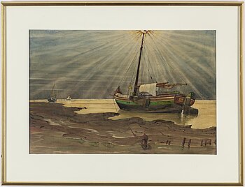 CARL JOHAN FORSBERG, watercolour, signed and dated sept XXI. - Bukowskis