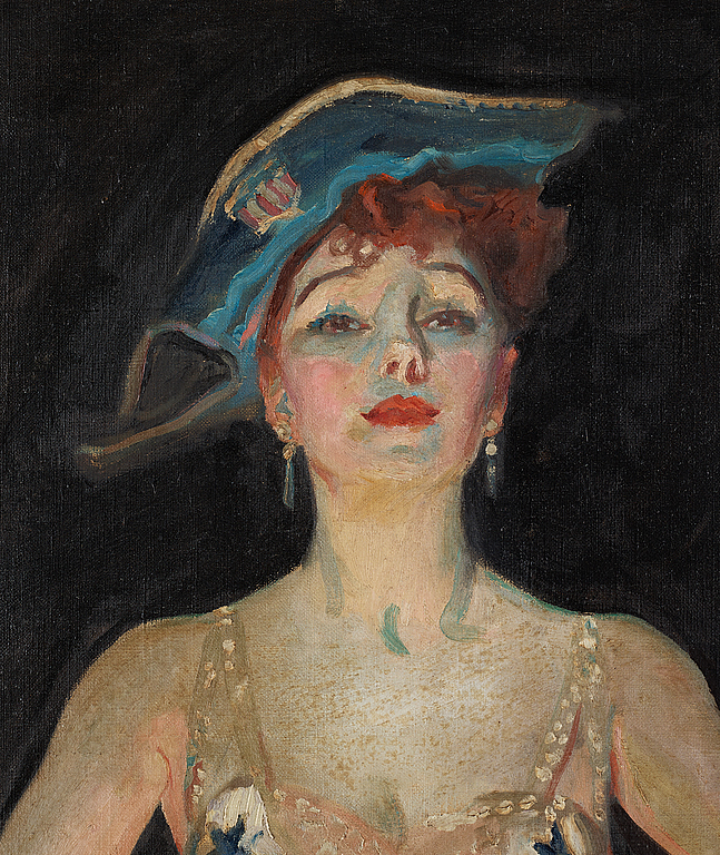 JAMES MONTGOMERY FLAGG, oil on canvas, signed James Montgomery Flagg ...