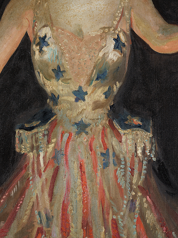 JAMES MONTGOMERY FLAGG, oil on canvas, signed James Montgomery Flagg ...