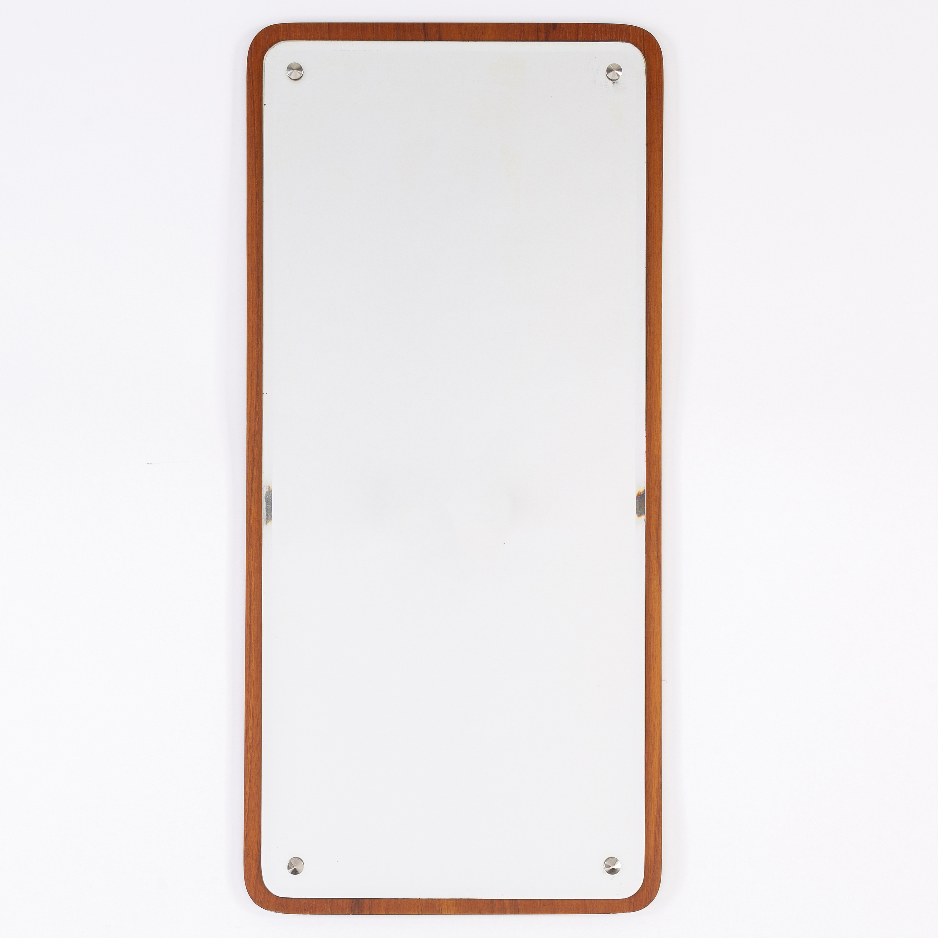 A mid 20th century teak framed mirror. - Bukowskis