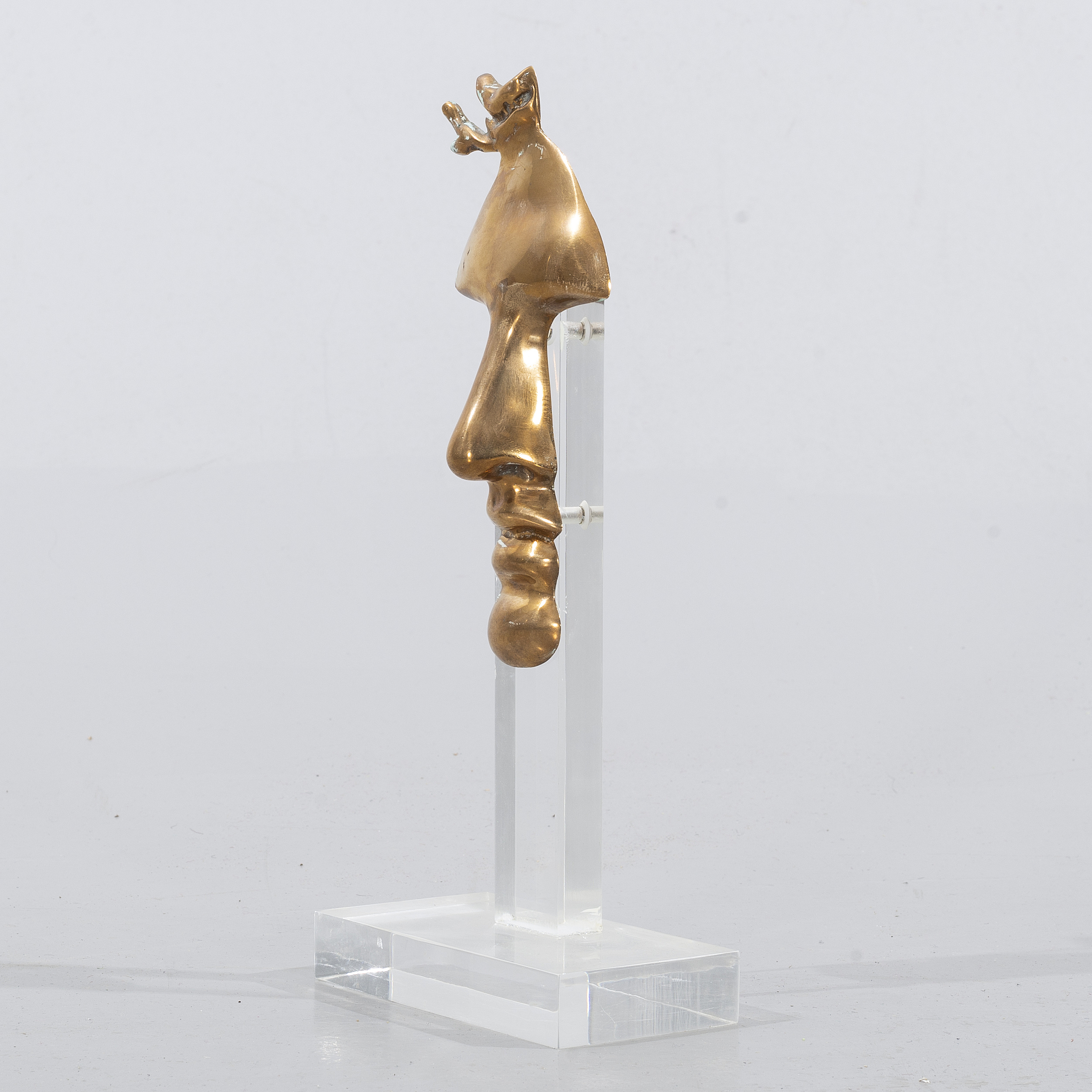 FERNANDEZ ARMAN, skulptur, "Fragment de Visage", brons, signerad och ...