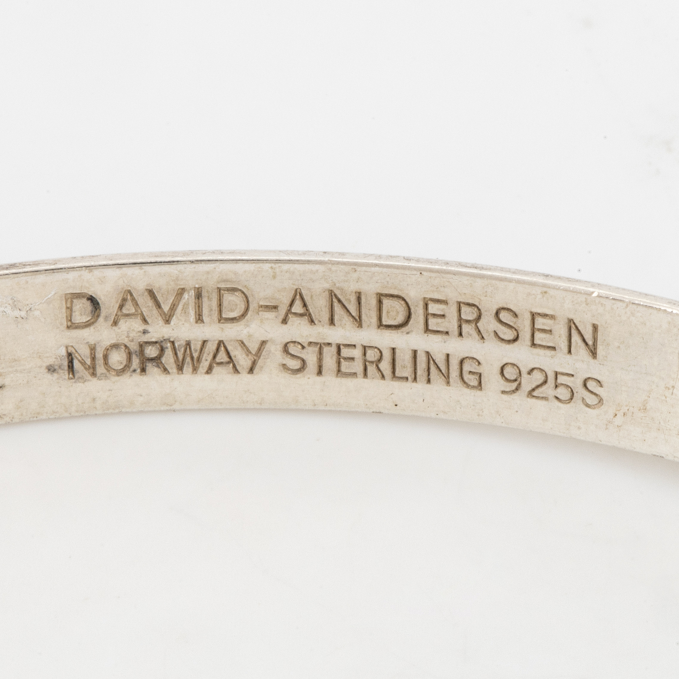 David Andersen sterling silver bangle. - Bukowskis