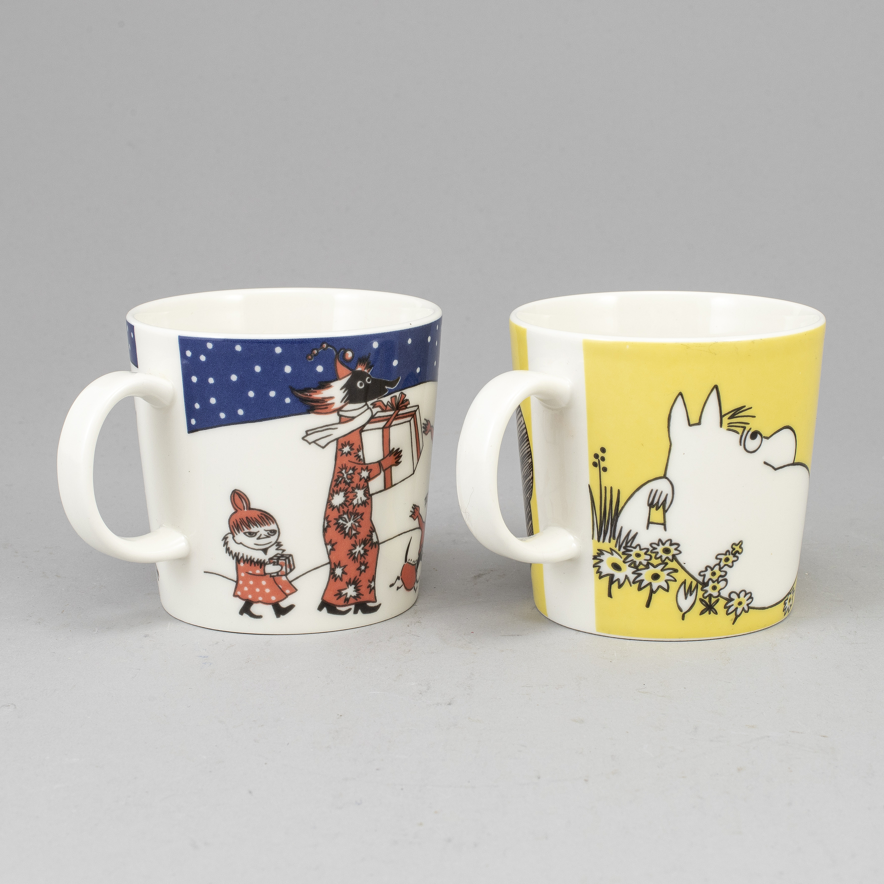MUMINMUGGAR, 2 st, porslin, Moomin Characters, Arabia, Finland. - Bukowskis