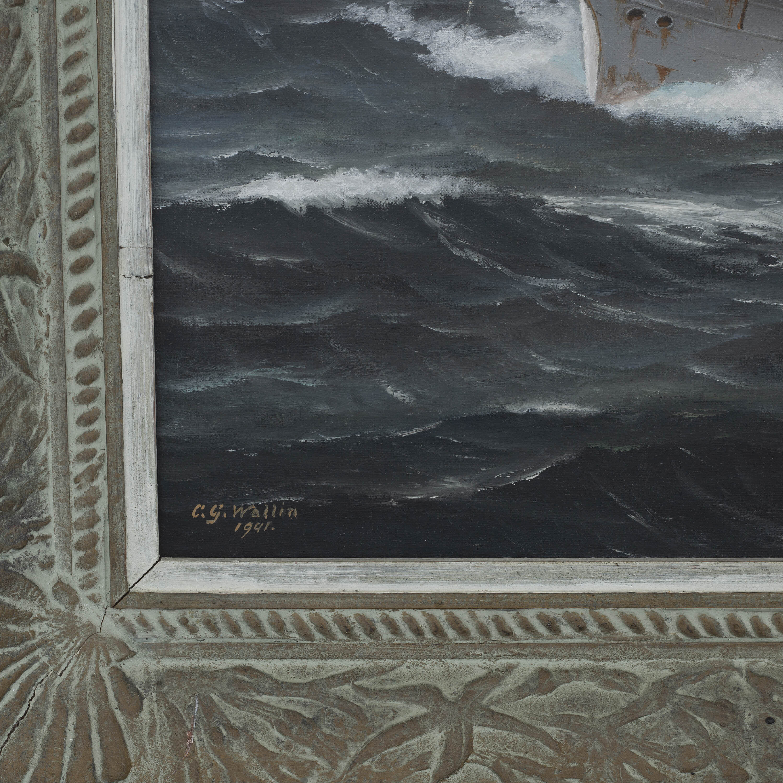 CARL GEORG WALLIN, oil on canvas signed and dated 1941. - Bukowskis