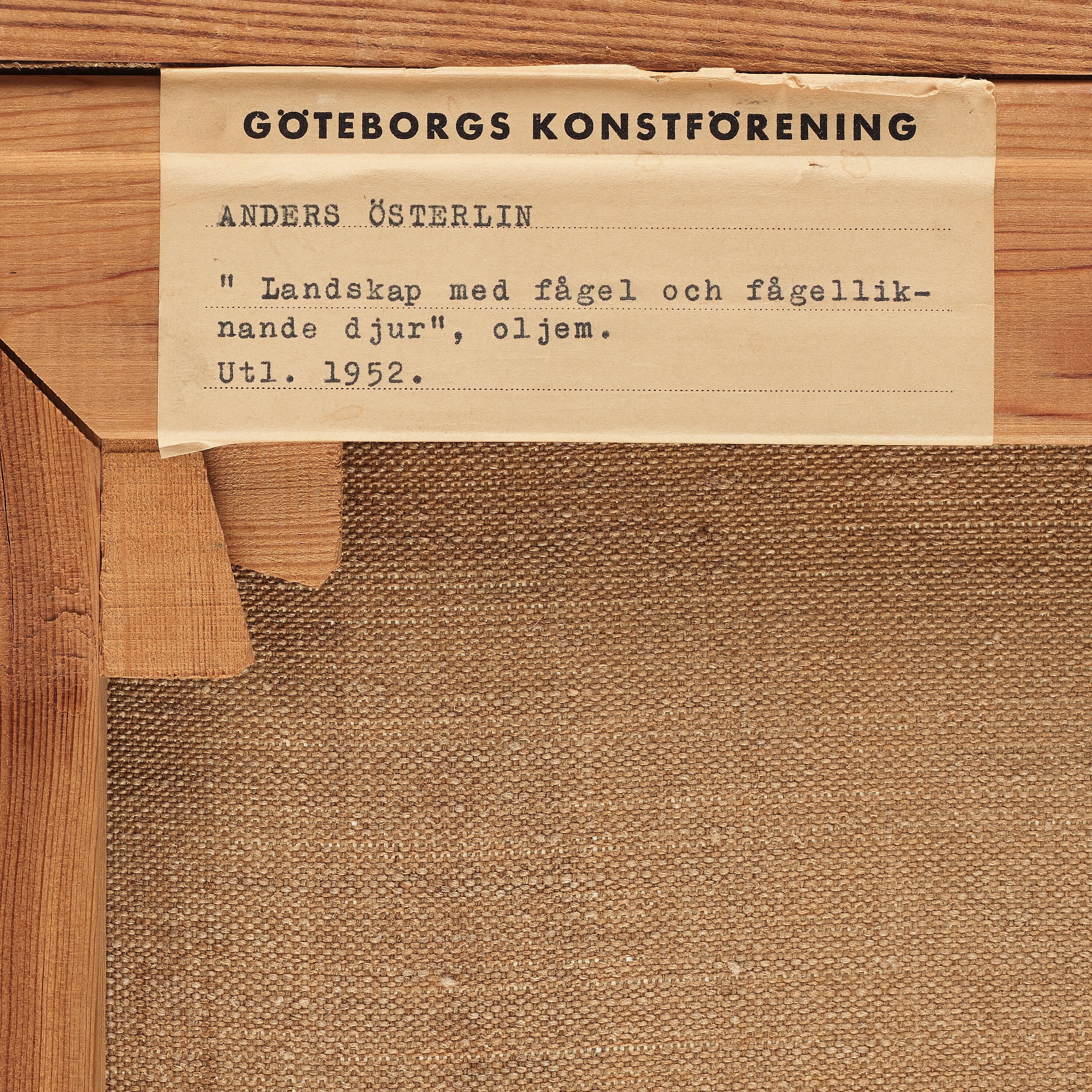 ANDERS ÖSTERLIN, - Bukowskis