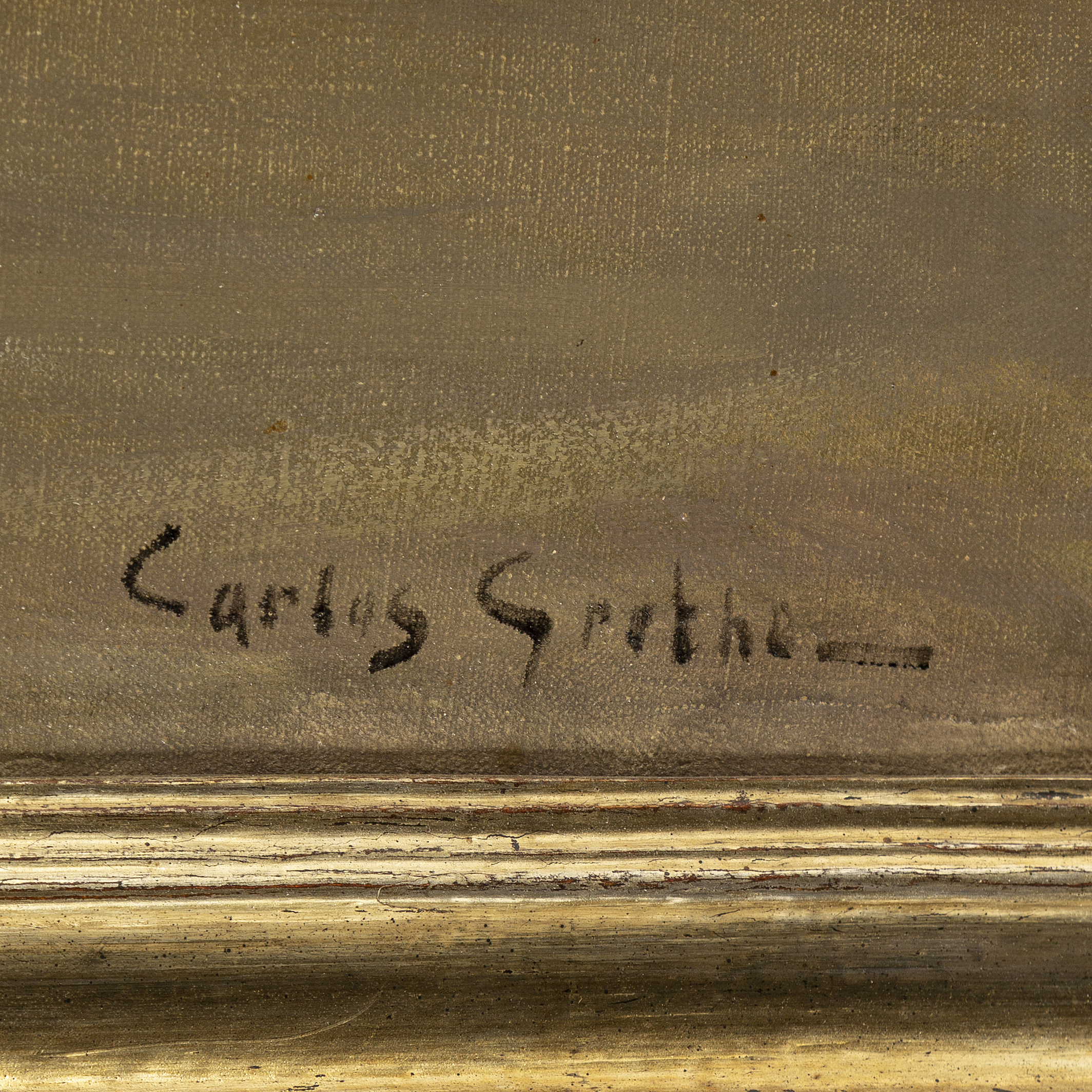 CARLOS GRETHE, olja på duk, signerad. - Bukowskis