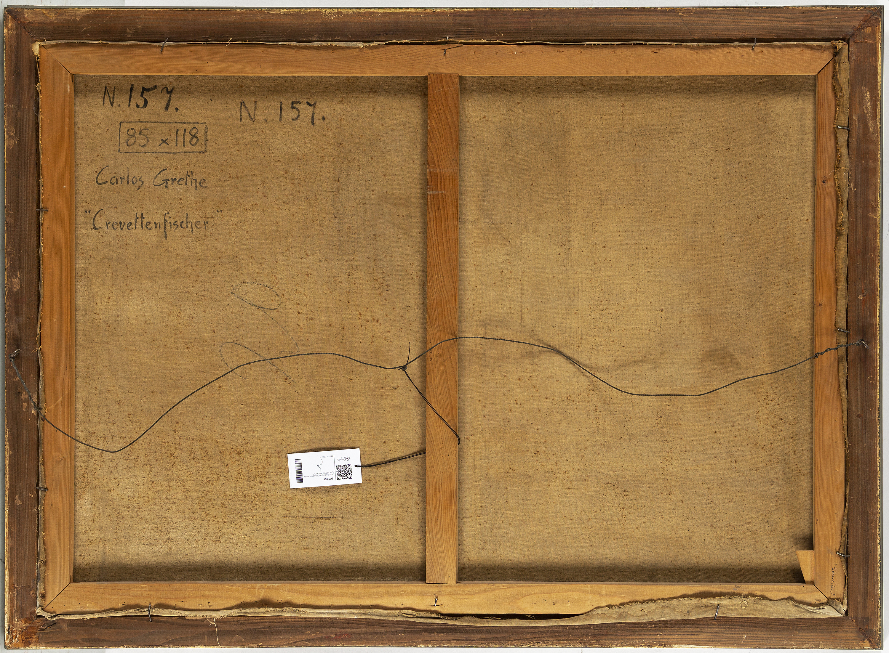 CARLOS GRETHE, olja på duk, signerad. - Bukowskis