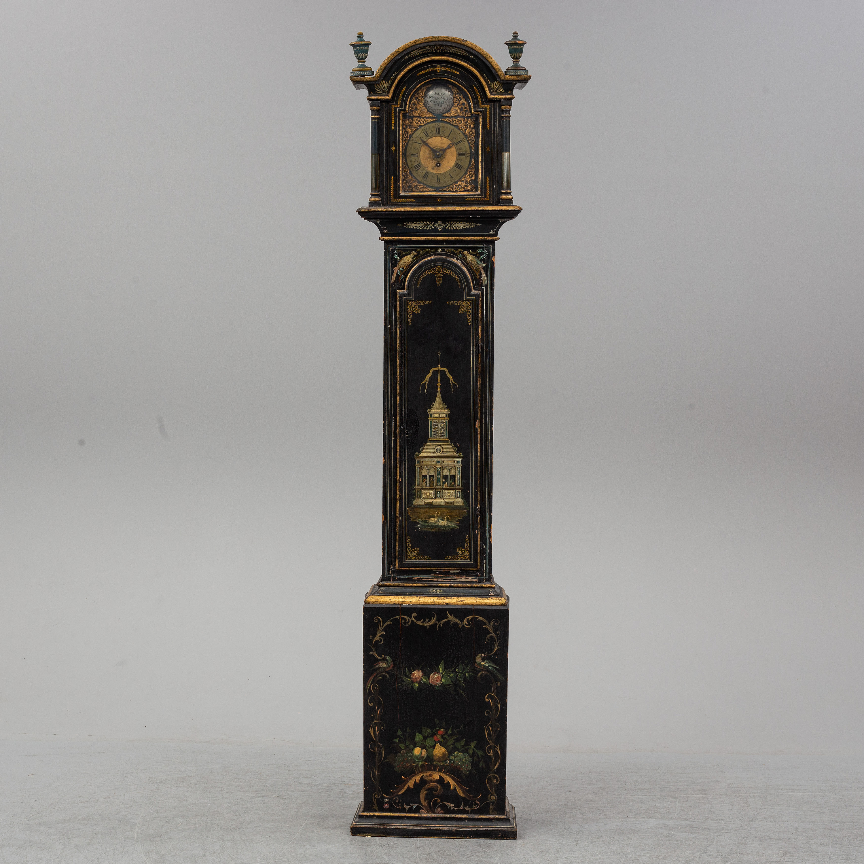 GOLVUR, urtavla märkt Barrow London samt Johan Israel Nyman, Stockholm ...