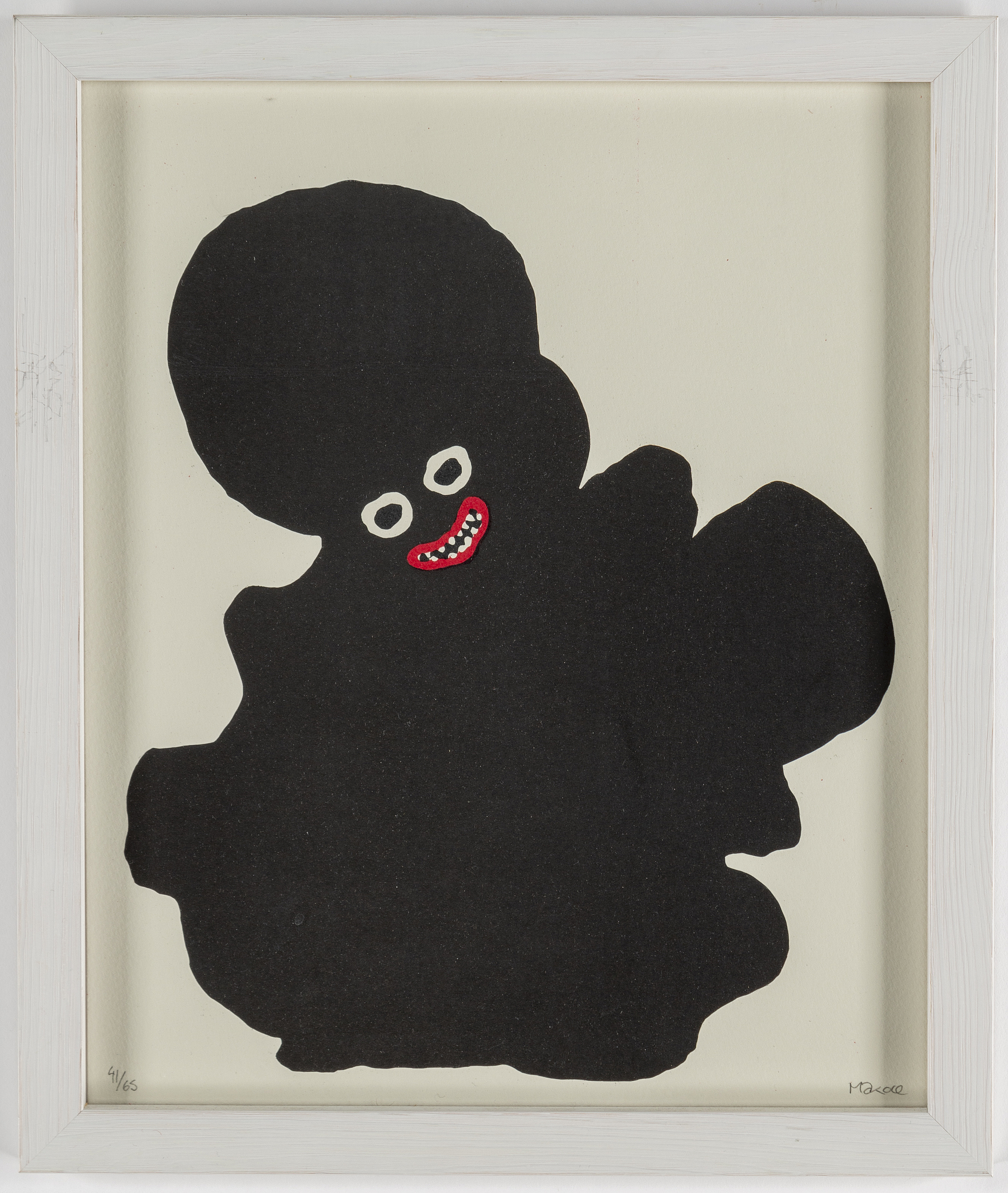 MAKODE LINDE, färglitografi, signerad med blyerts och numrerad 41/65 ...